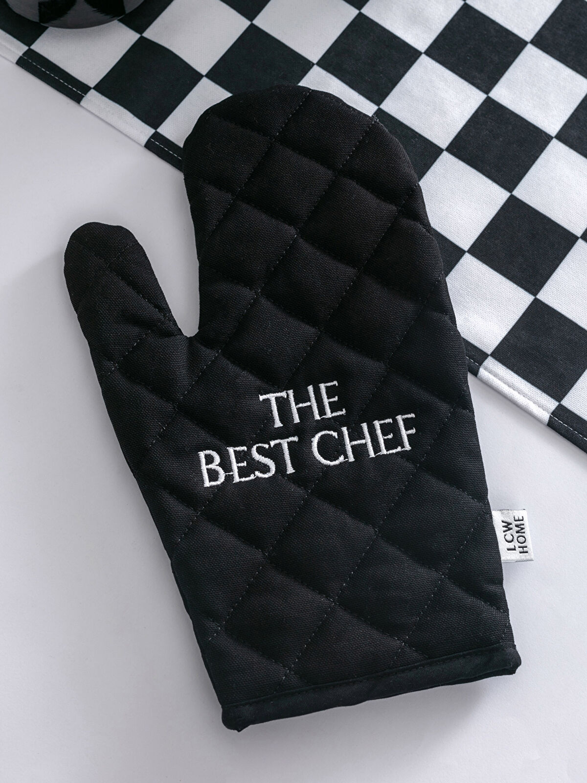 Baskılı Gabardin Fırın Eldiveni 18x30 Cm