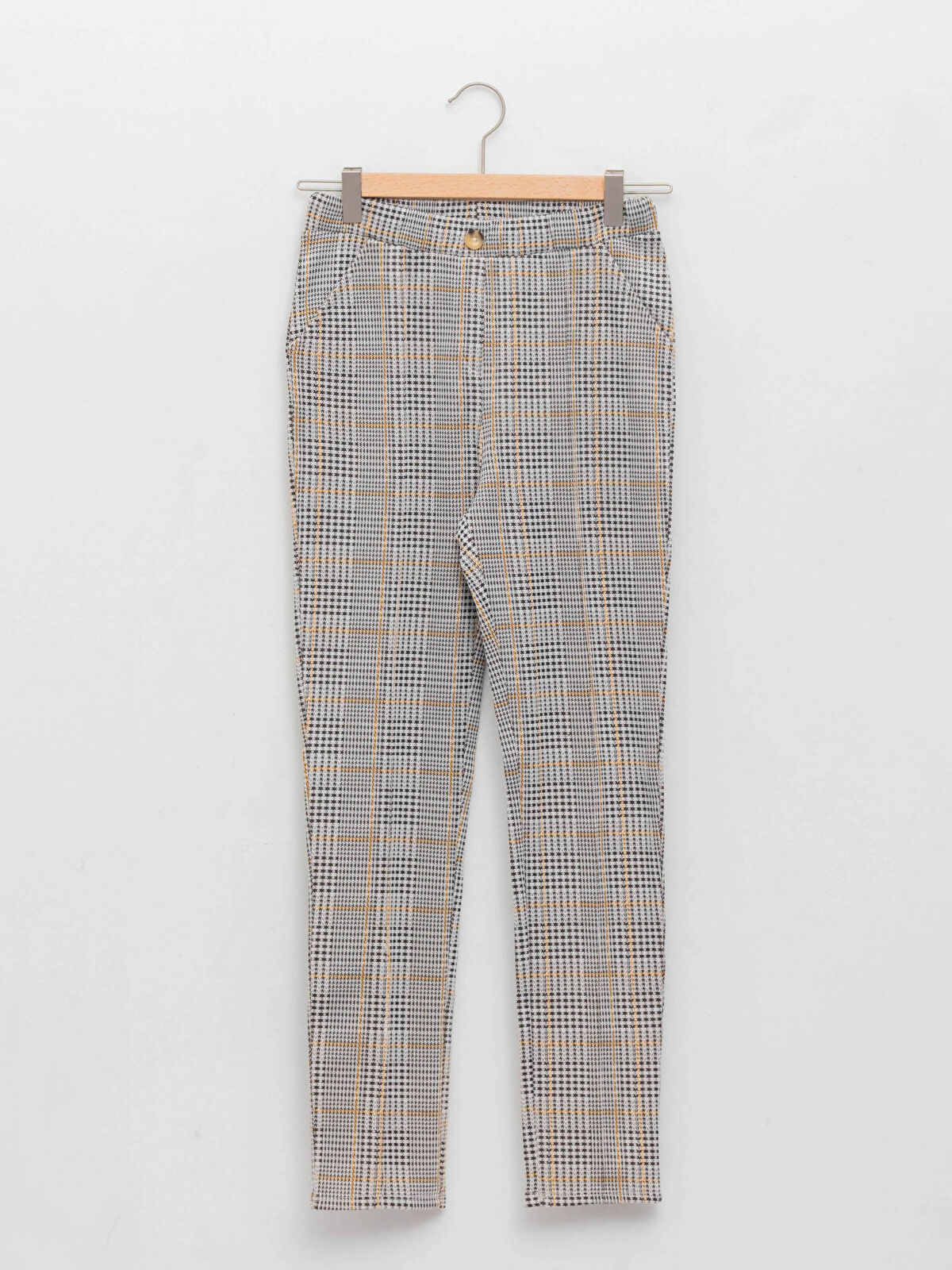 Beli Lastikli Desenli Kız Çocuk Bilek Boy Tayt