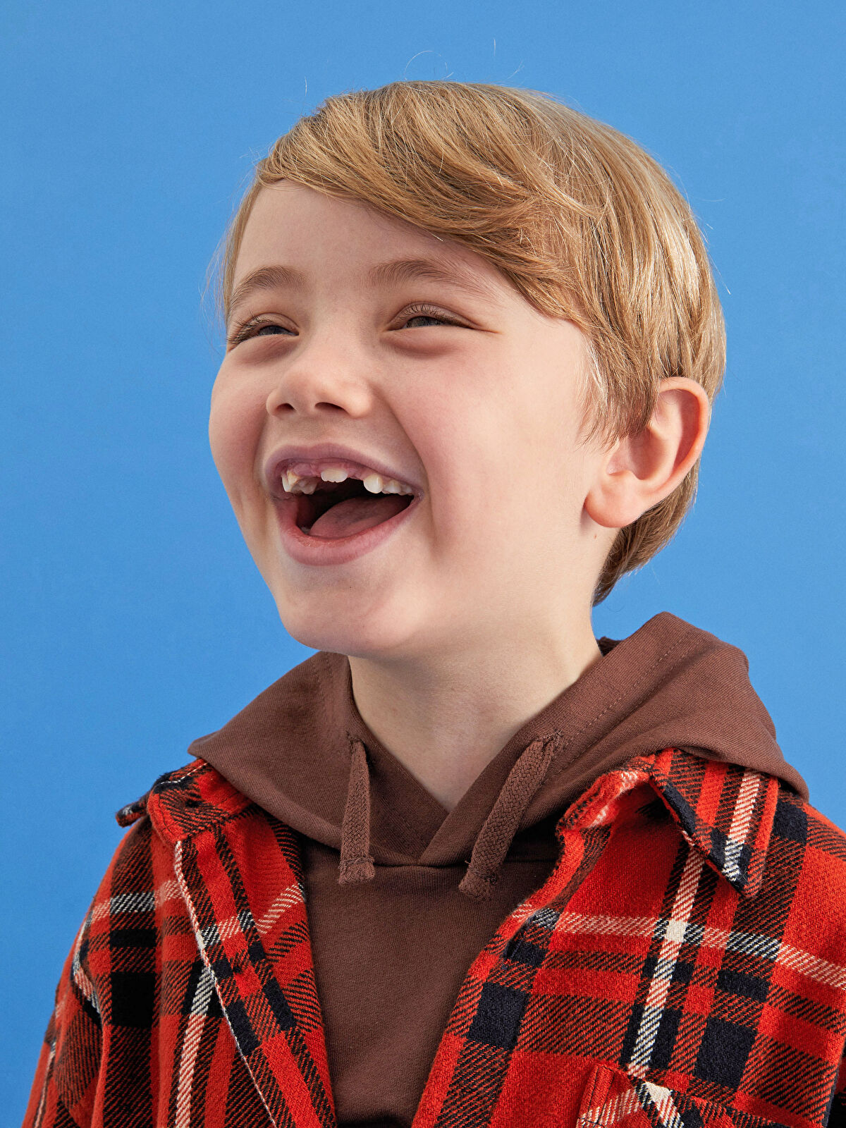 Ekose Uzun Kollu Erkek Çocuk Oduncu Gömlek