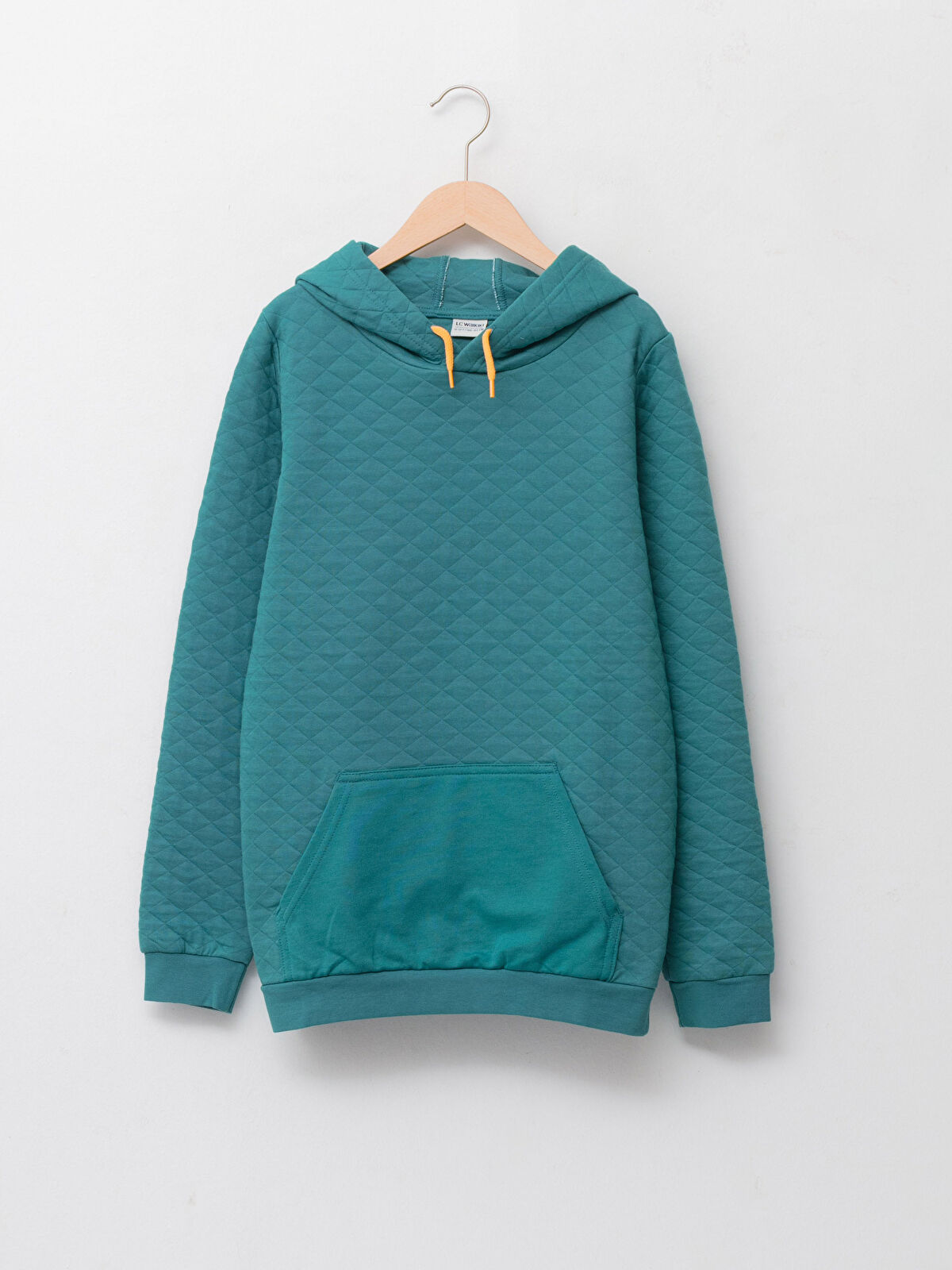 Kapüşonlu Kapitone Desenli Uzun Kollu Erkek Çocuk Sweatshirt Kapüşonlu Kapitone Desenli Uzun Kollu Erkek Çocuk Sweatshirt