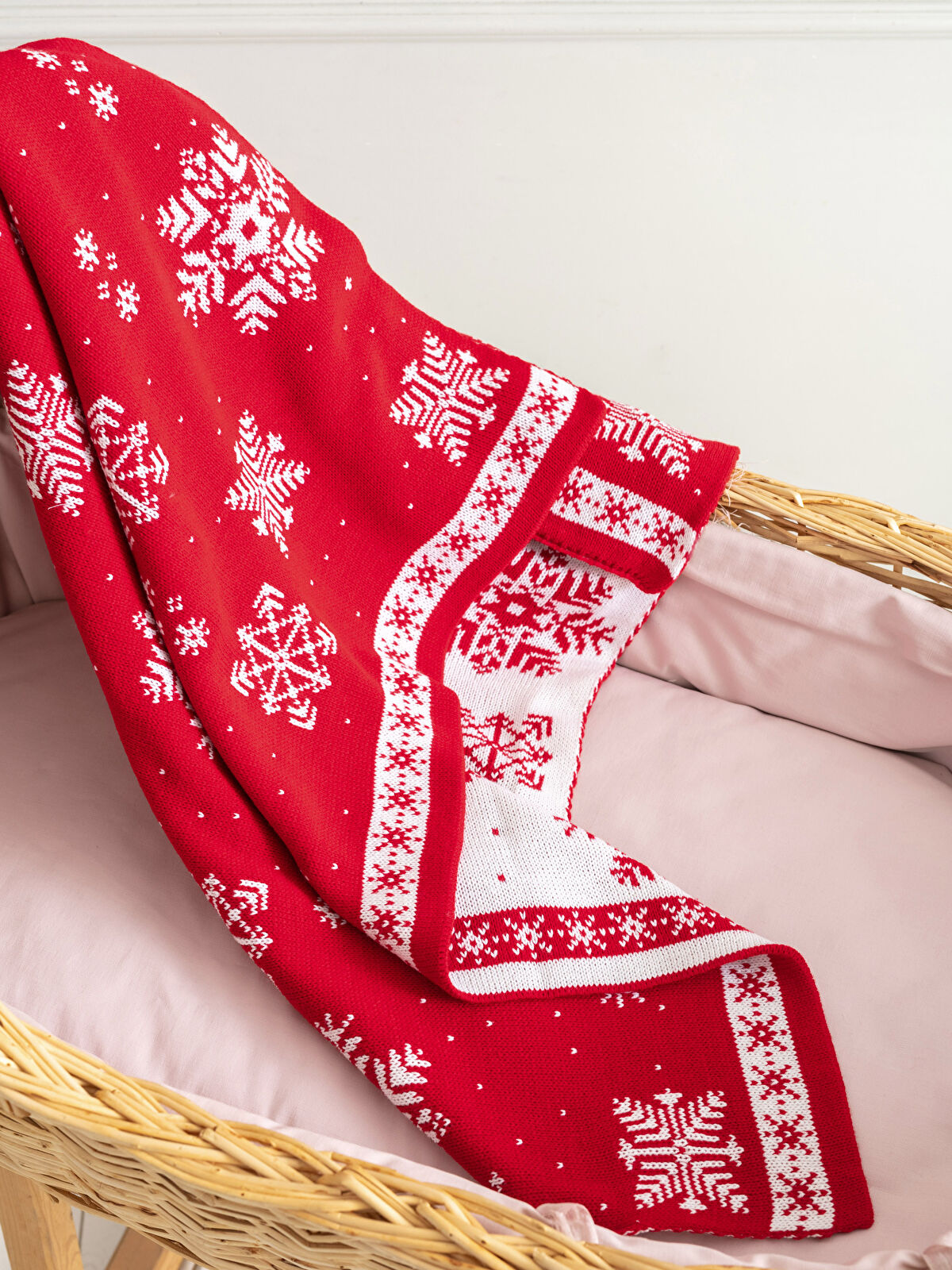 Yılbaşı Temalı Kız Bebek Battaniyesi 80 x 100 cm