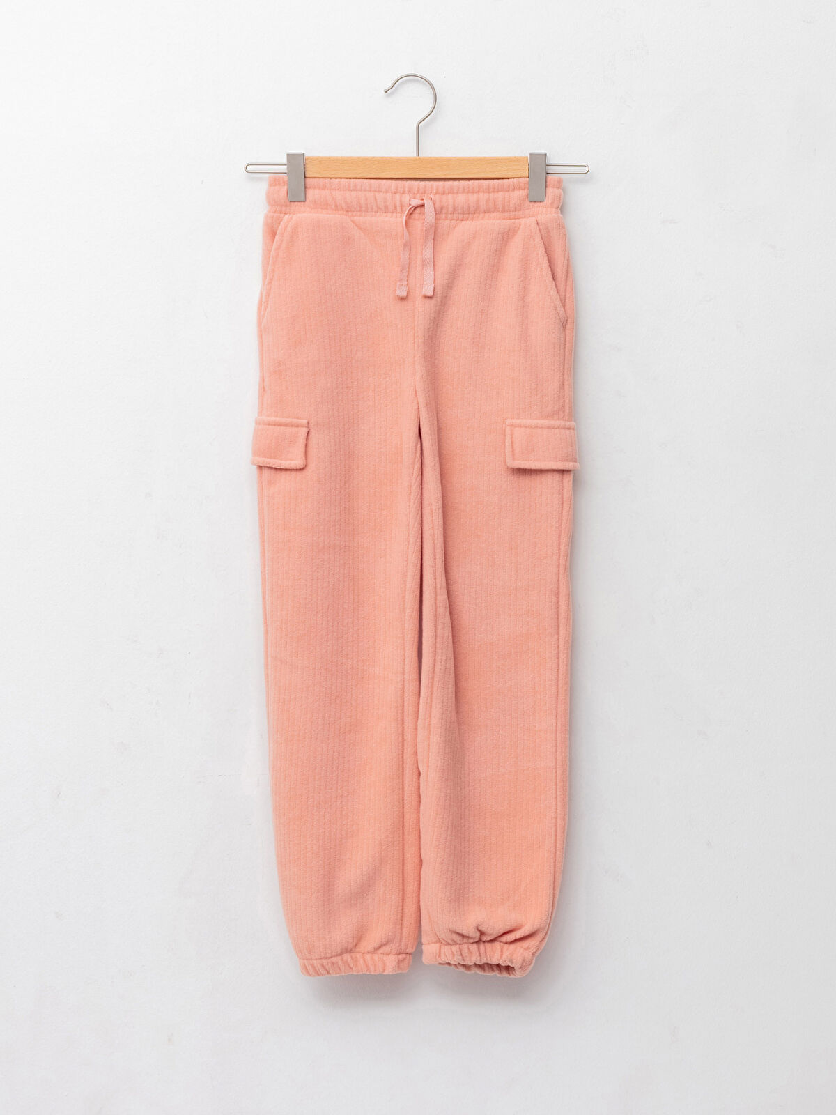 Beli Lastikli Basic Polar Kız Çocuk Jogger Eşofman Altı