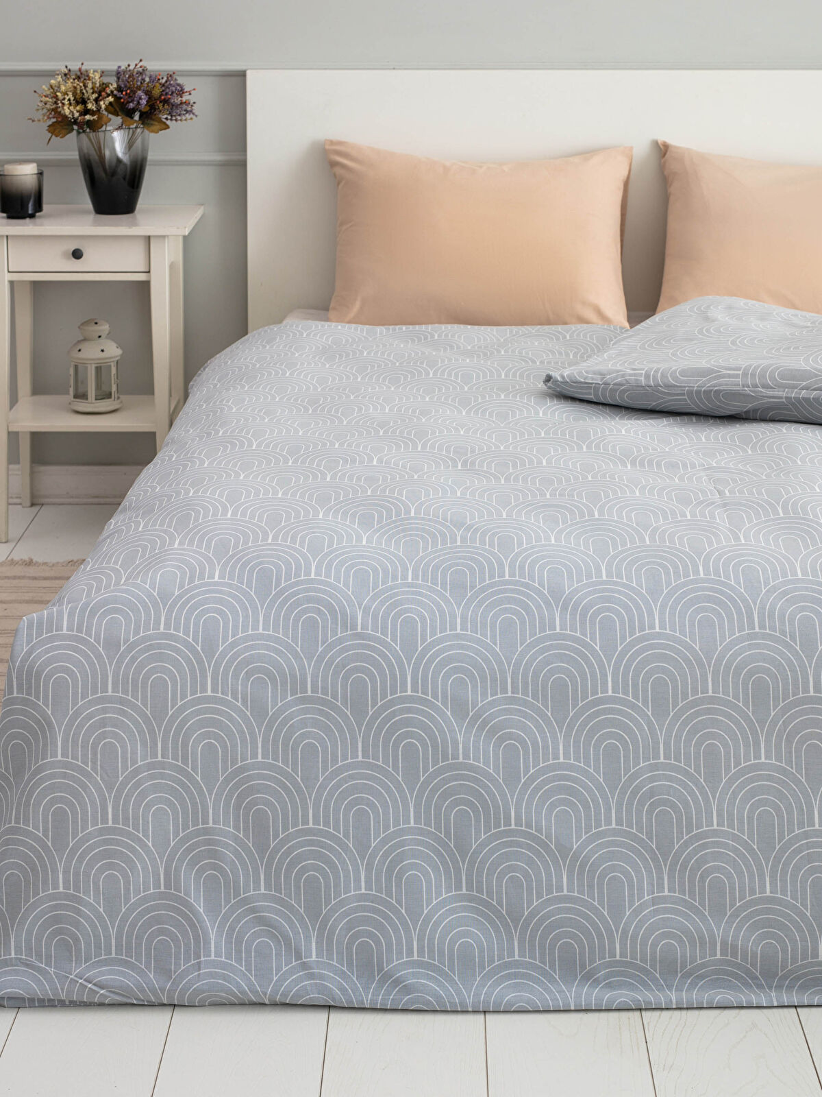 Çift Kişilik Baskılı Dokuma Nevresim 200x220 Cm