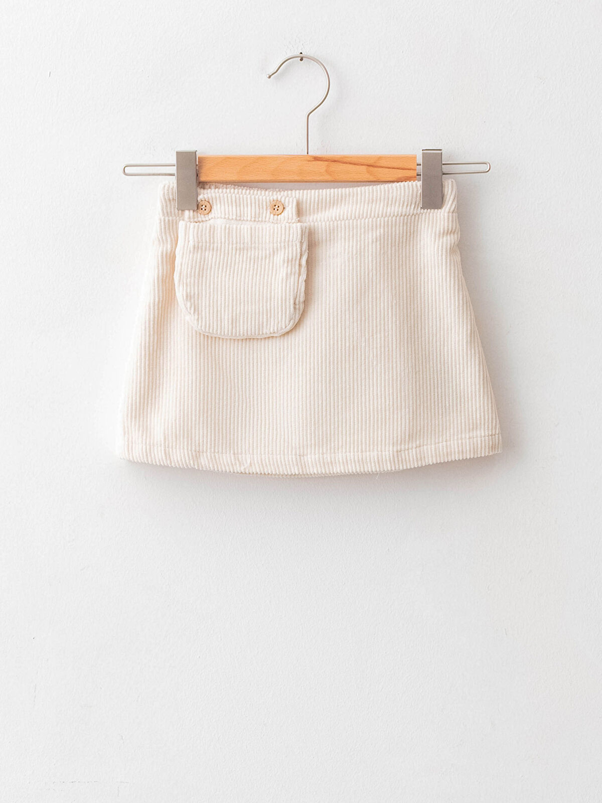 Beli Lastikli Gabardin Kız Bebek Etek