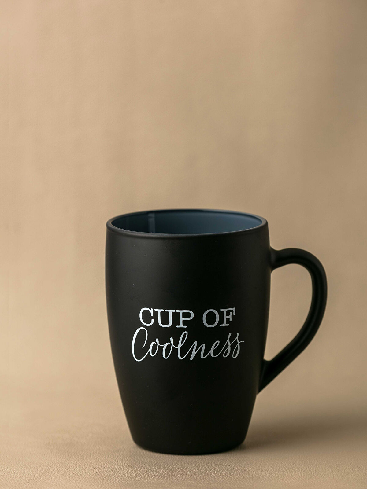 Slogan Baskılı Cam Kupa Bardak 365 Ml