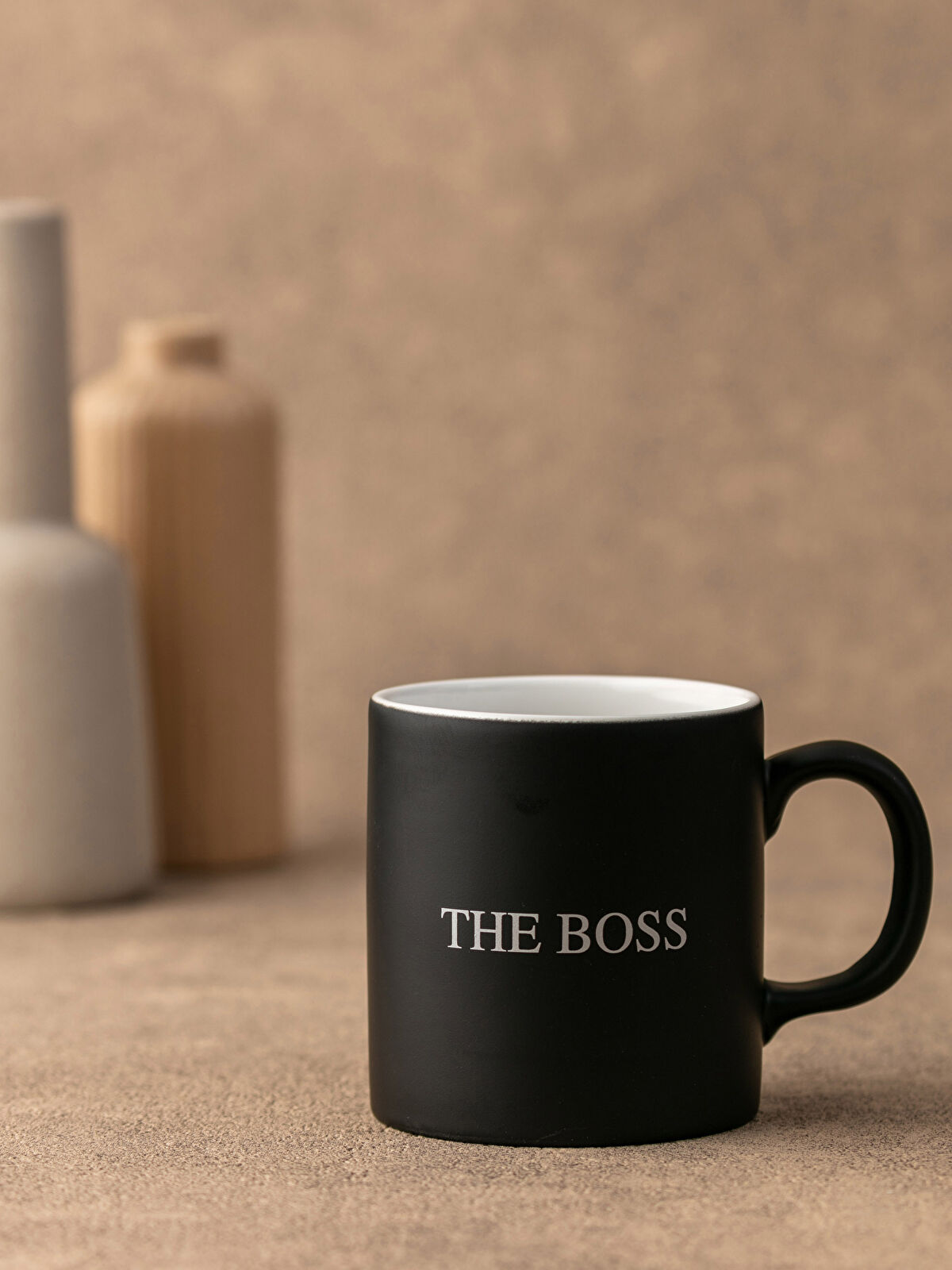 Slogan Baskılı Seramik Kupa Bardak 320 Ml