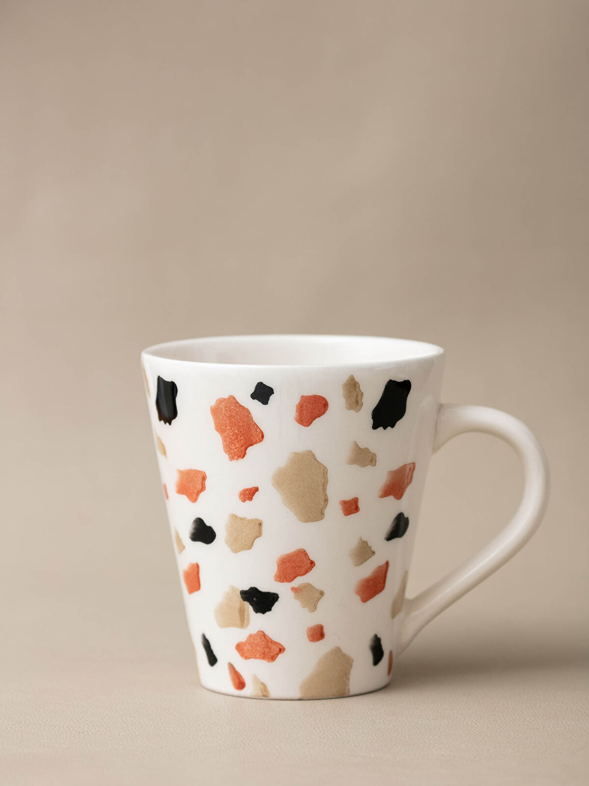 Baskılı Seramik Kupa Bardak 400 Ml