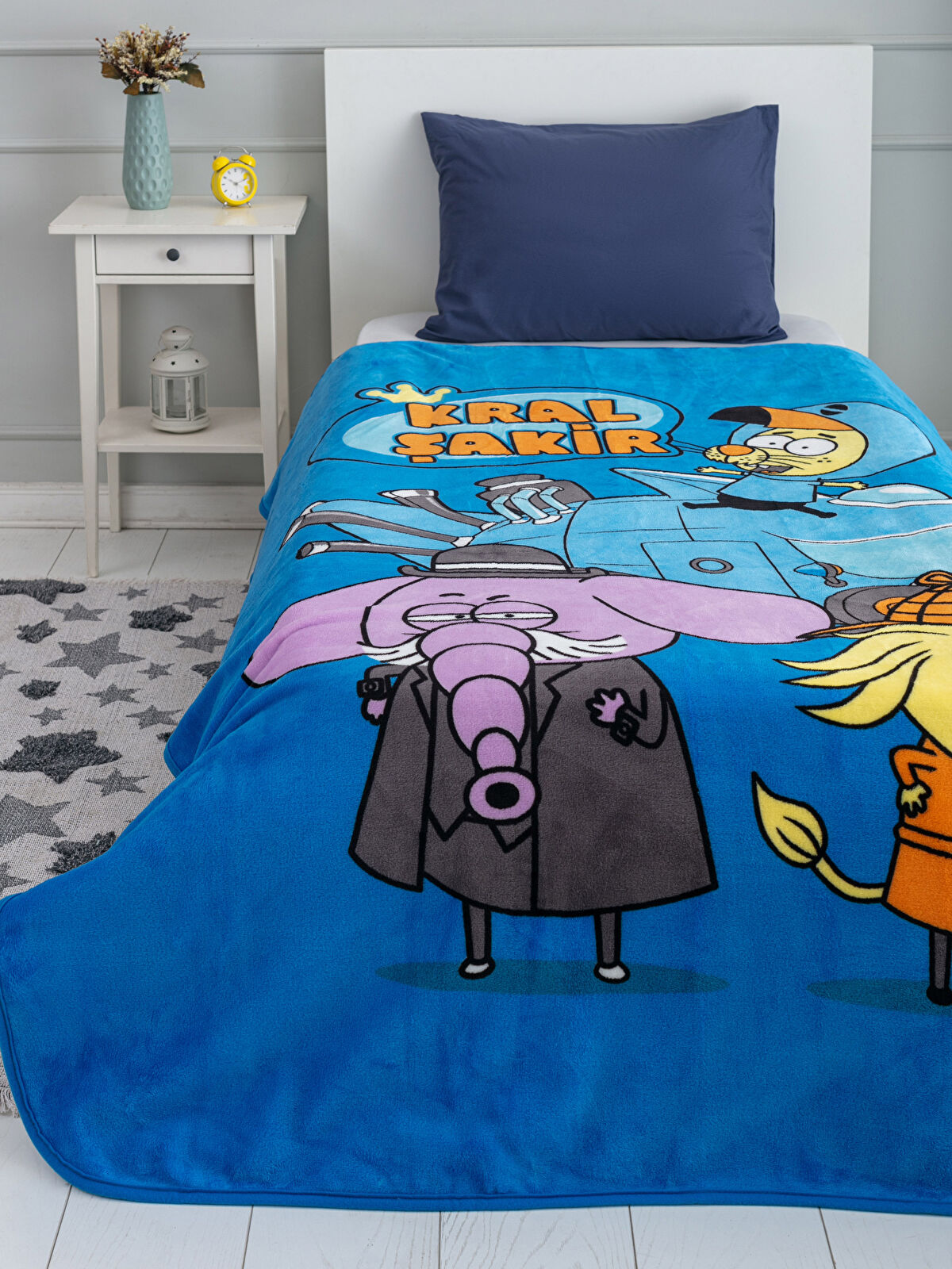 Kral Şakir Lisanslı Wellsoft Erkek Çocuk Battaniye 150x200 Cm