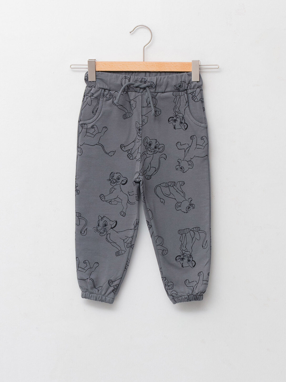 Beli Lastikli Asla Kral Baskılı Erkek Bebek Jogger Eşofman Alt Beli Lastikli Asla Kral Baskılı Erkek Bebek Jogger Eşofman Alt