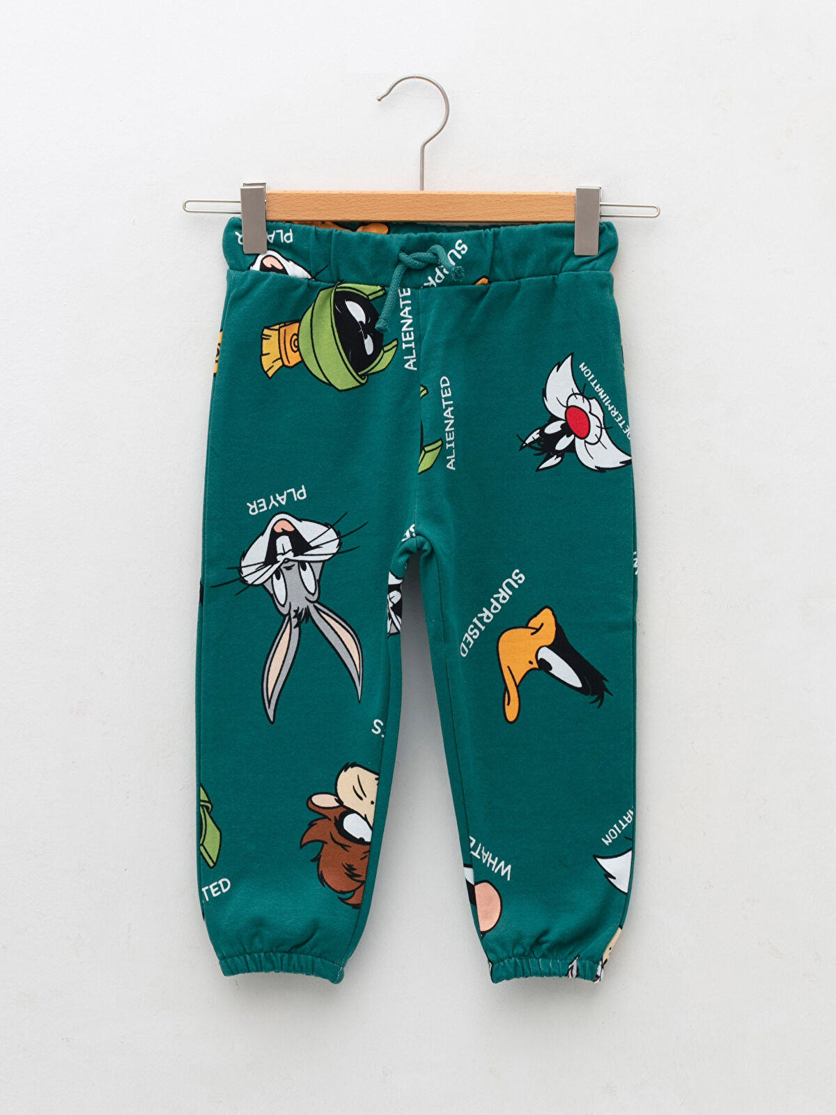 Beli Lastikli Looney Tunes Baskılı Erkek Bebek Jogger Eşofman Alt