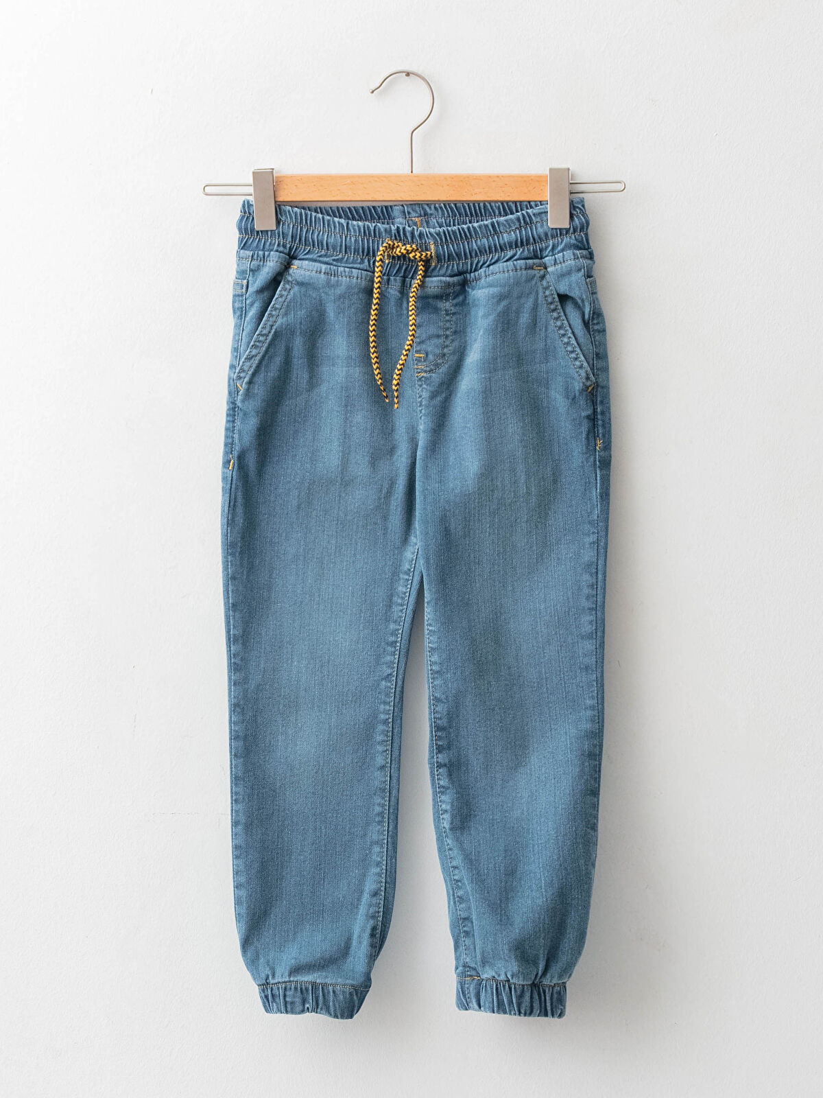 Beli Lastikli Skinny Fit Erkek Çocuk Jean Pantolon