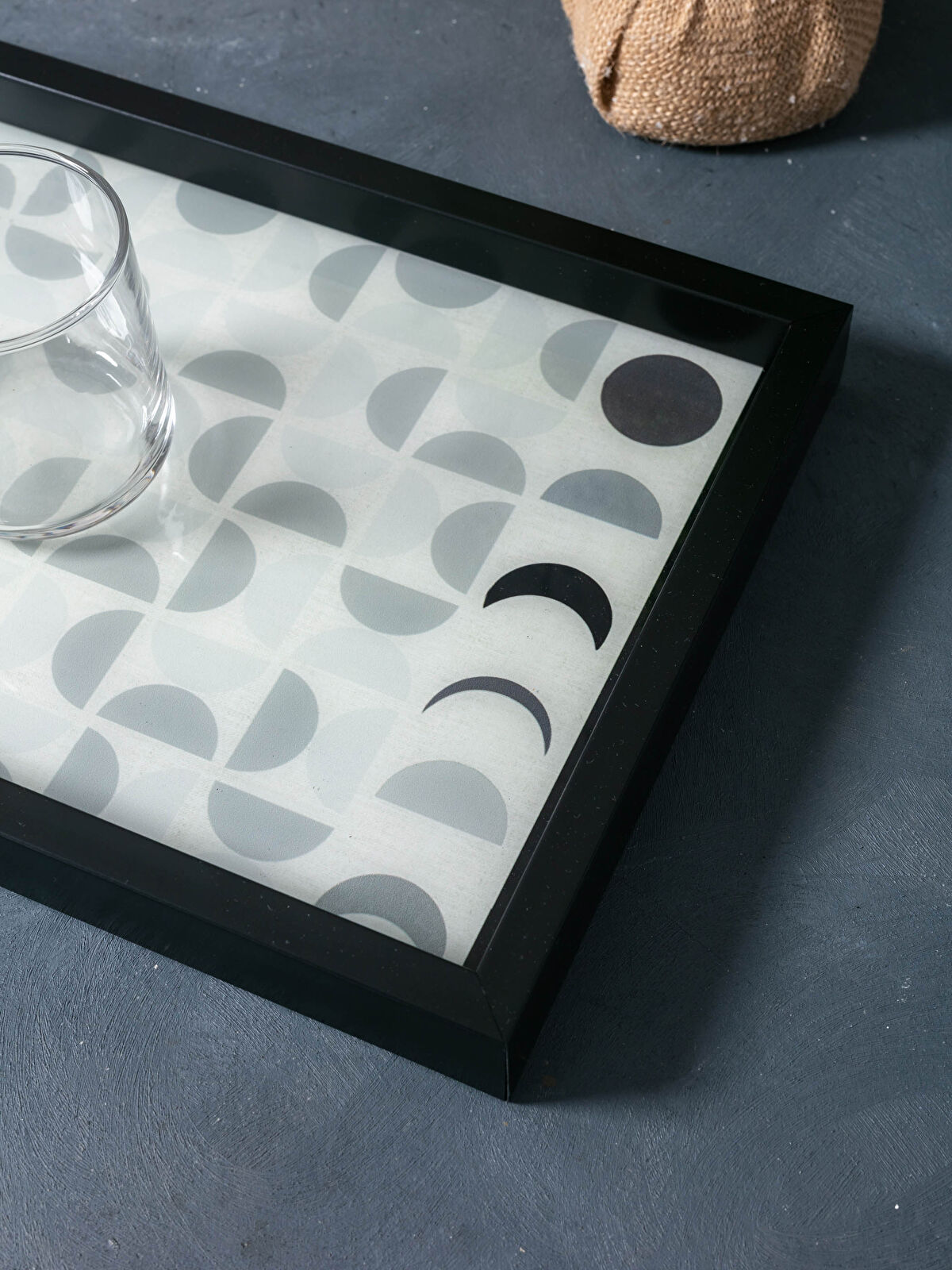 Desenli Cam Tepsi 39x24 Cm Desenli Cam Tepsi 39x24 Cm