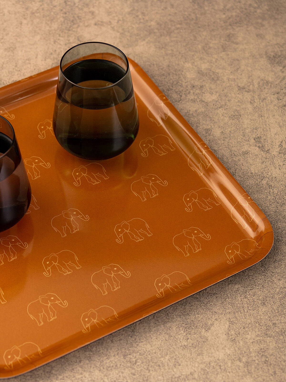 Baskılı Melamin Tepsi 33x33 Cm Baskılı Melamin Tepsi 33x33 Cm