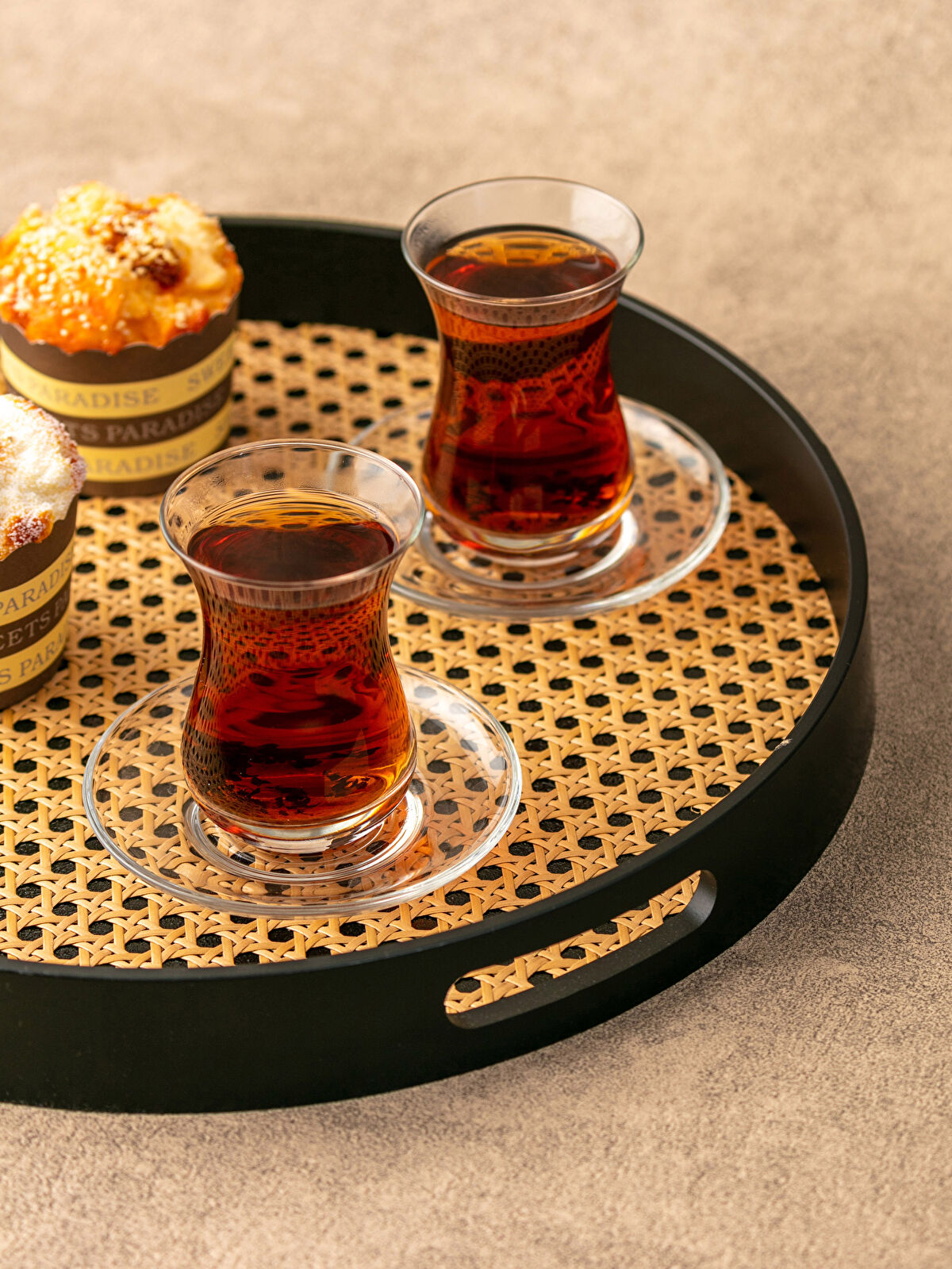 Hazeran Yuvarlak Tepsi 36 Cm