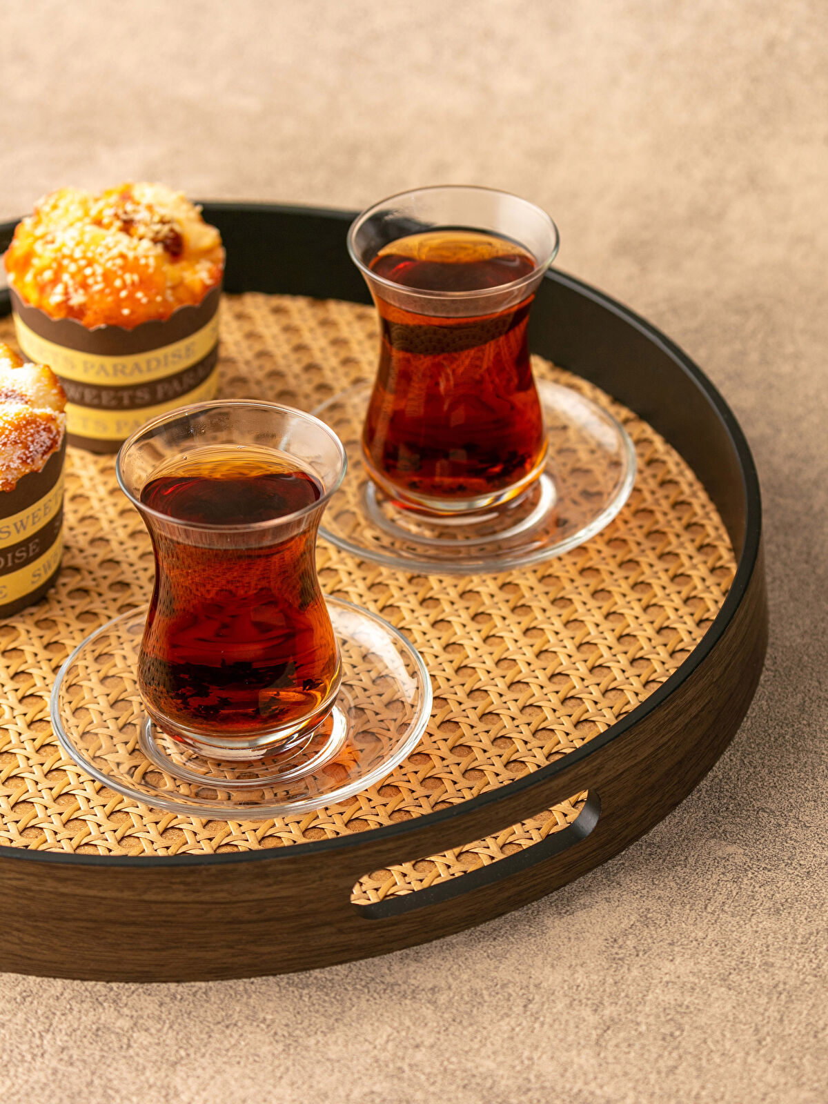 Hazeran Yuvarlak Tepsi 36 Cm