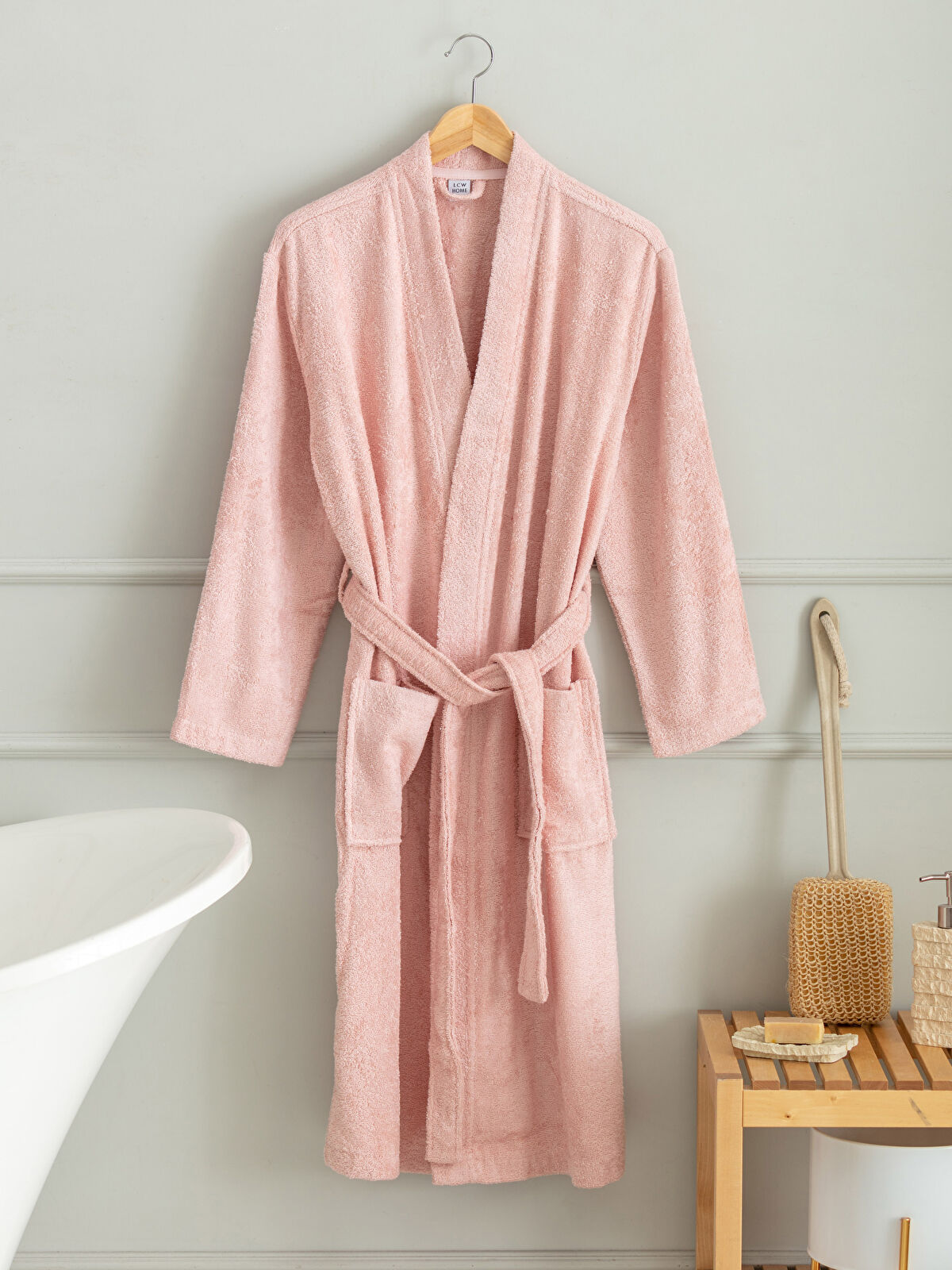 Şal Yaka Bambu Kadın Bornoz Şal Yaka Bambu Kadın Bornoz