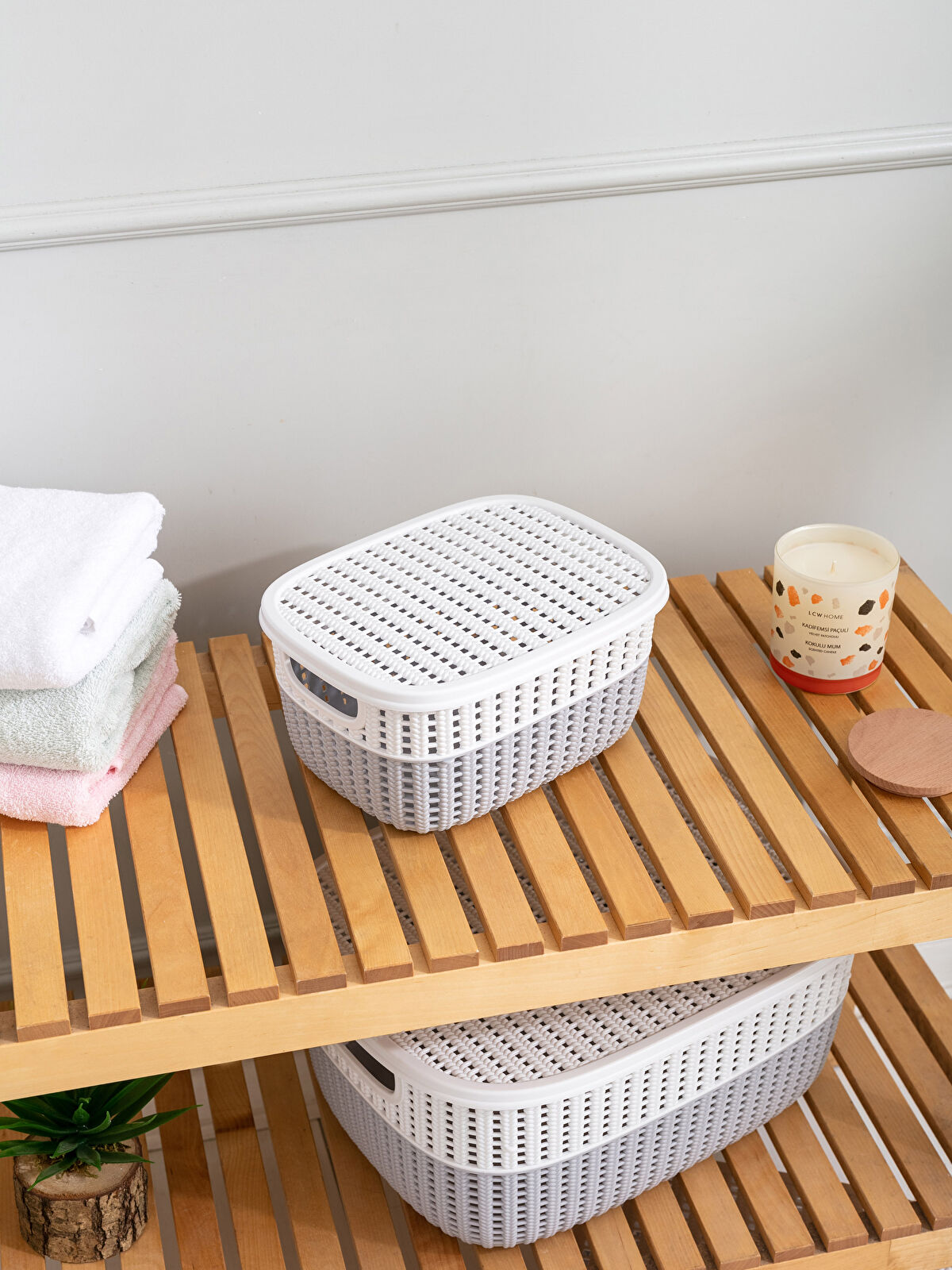 Plastik Kapaklı Sepet 3 Lt Plastik Kapaklı Sepet 3 Lt