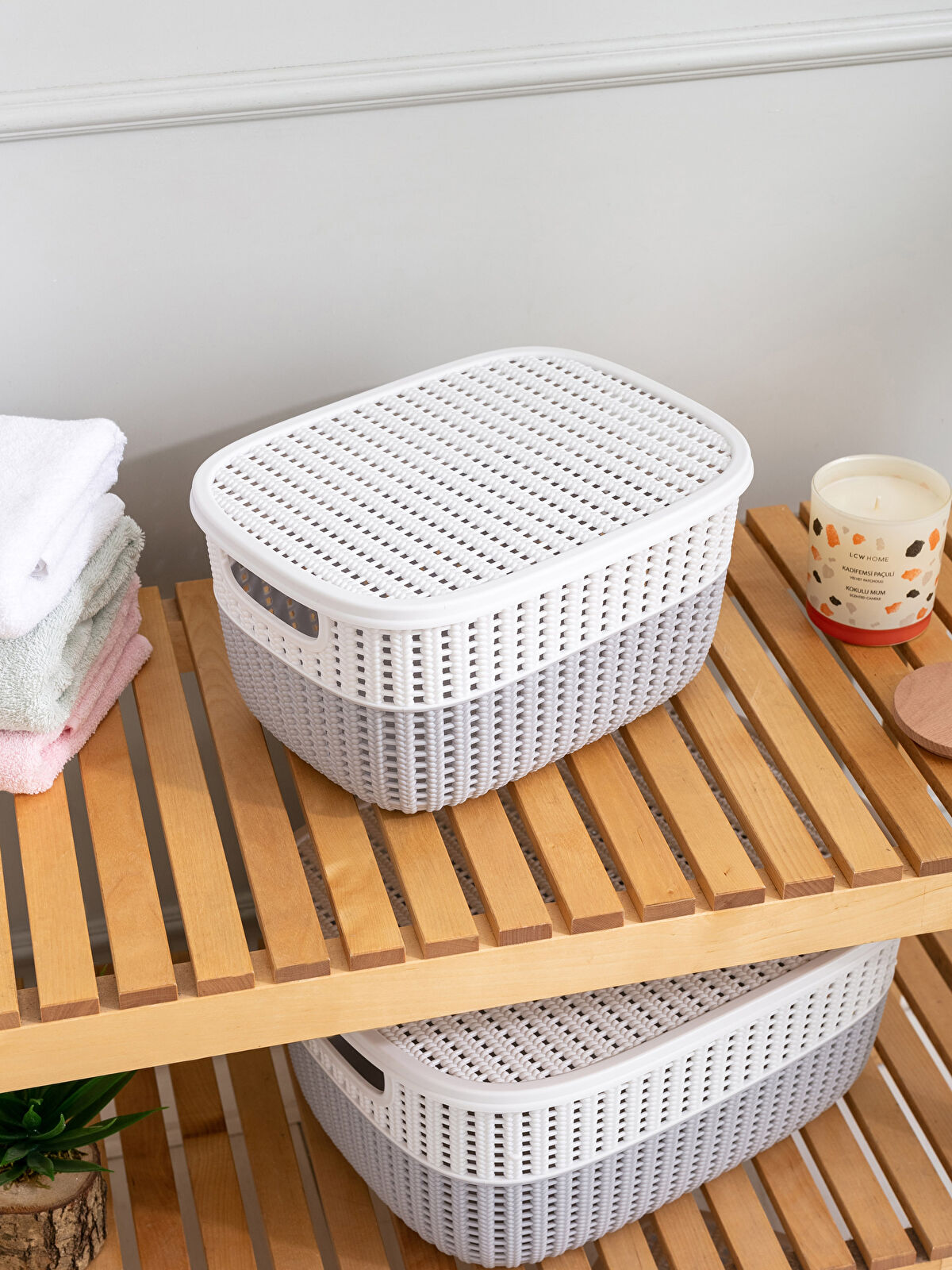 Plastik Kapaklı Sepet 6 Lt Plastik Kapaklı Sepet 6 Lt