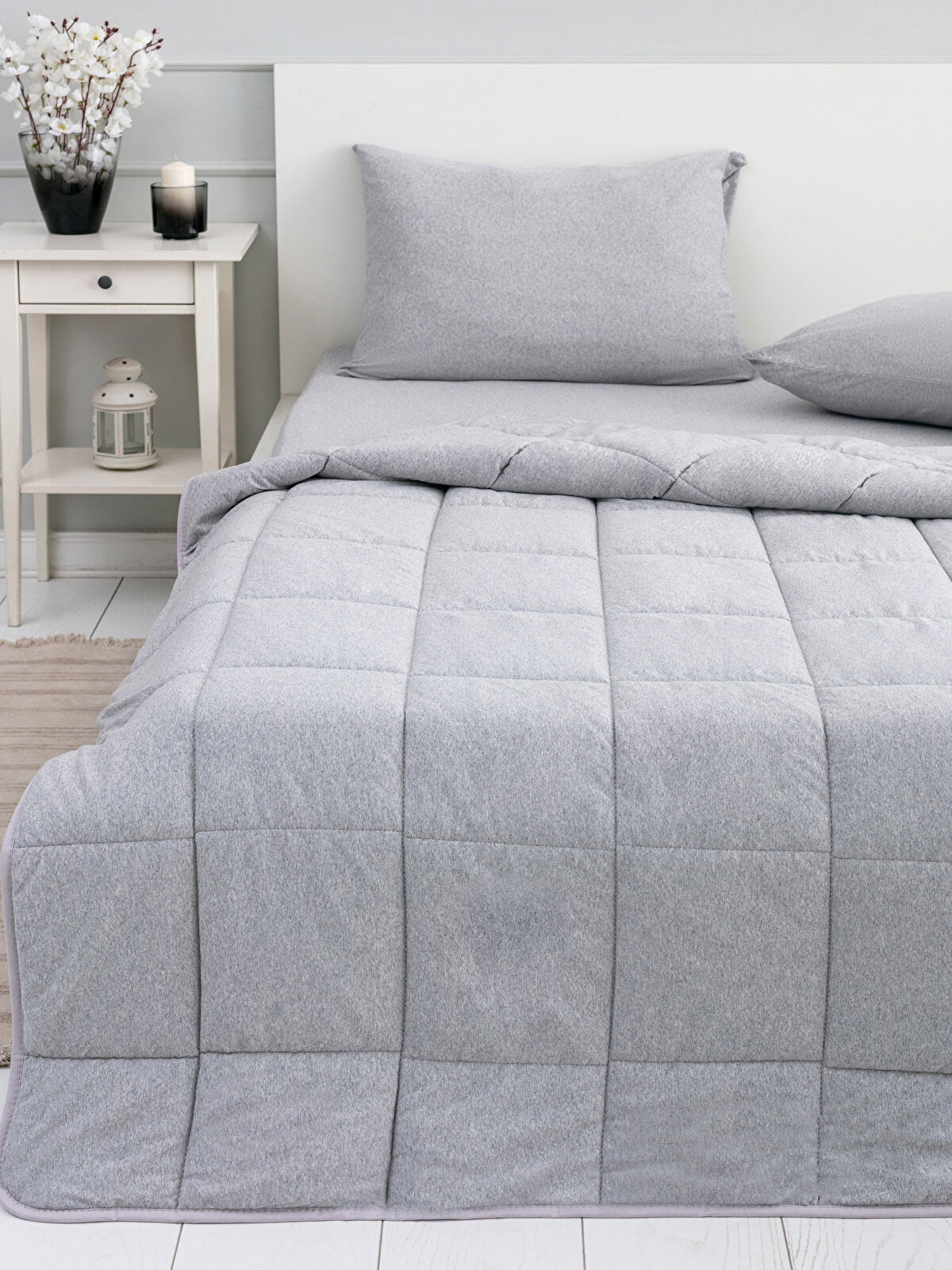 Çift Kişilik Düz Pamuklu Uyku Seti