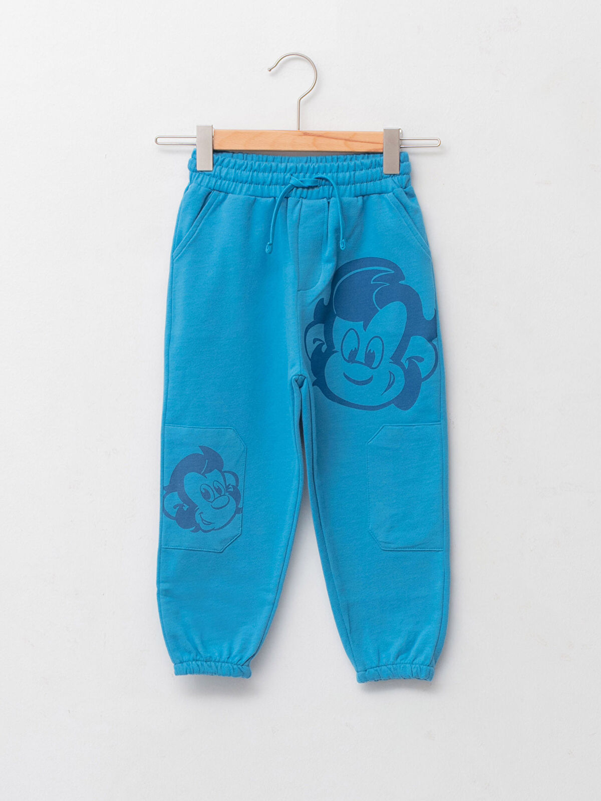 Beli Lastikli Nostaljik Maymun Baskılı Erkek Bebek Eşofman Alt Beli Lastikli Nostaljik Maymun Baskılı Erkek Bebek Eşofman Alt