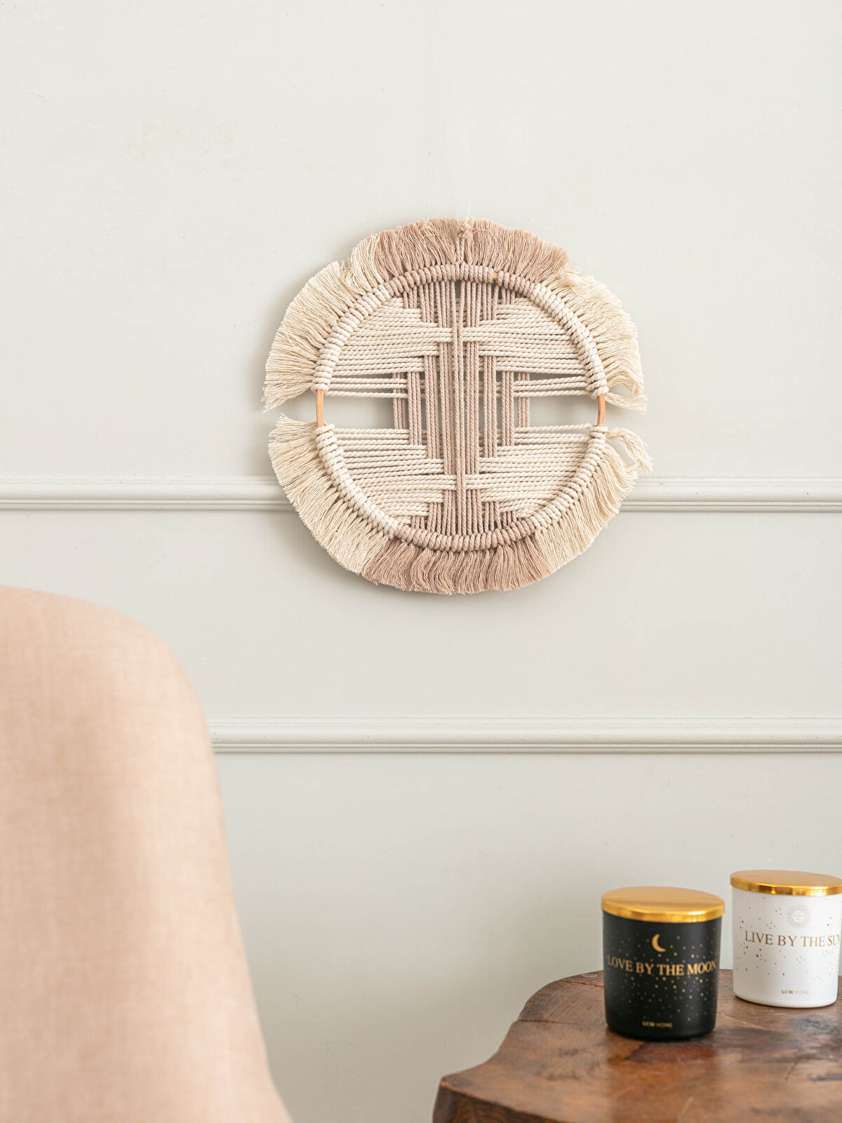 Püsküllü Jüt Askılı Dekoratif Süs 21 Cm