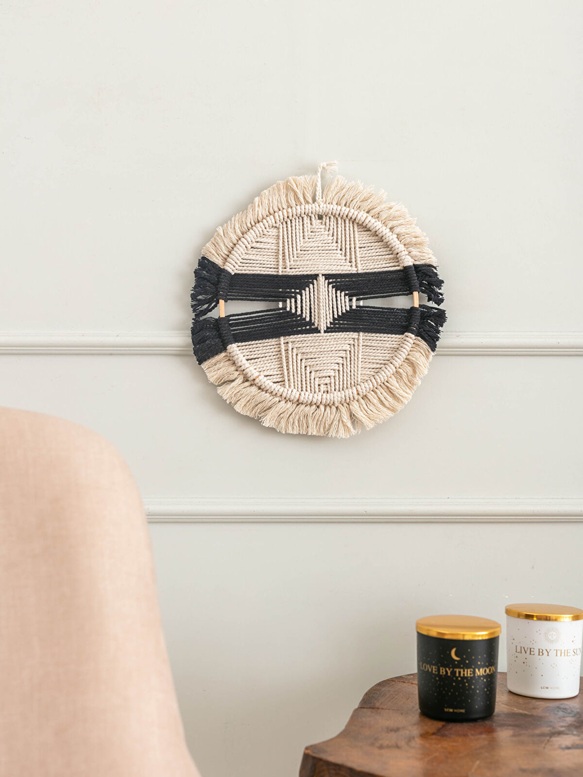 Püsküllü Jüt Askılı Dekoratif Süs 21 Cm