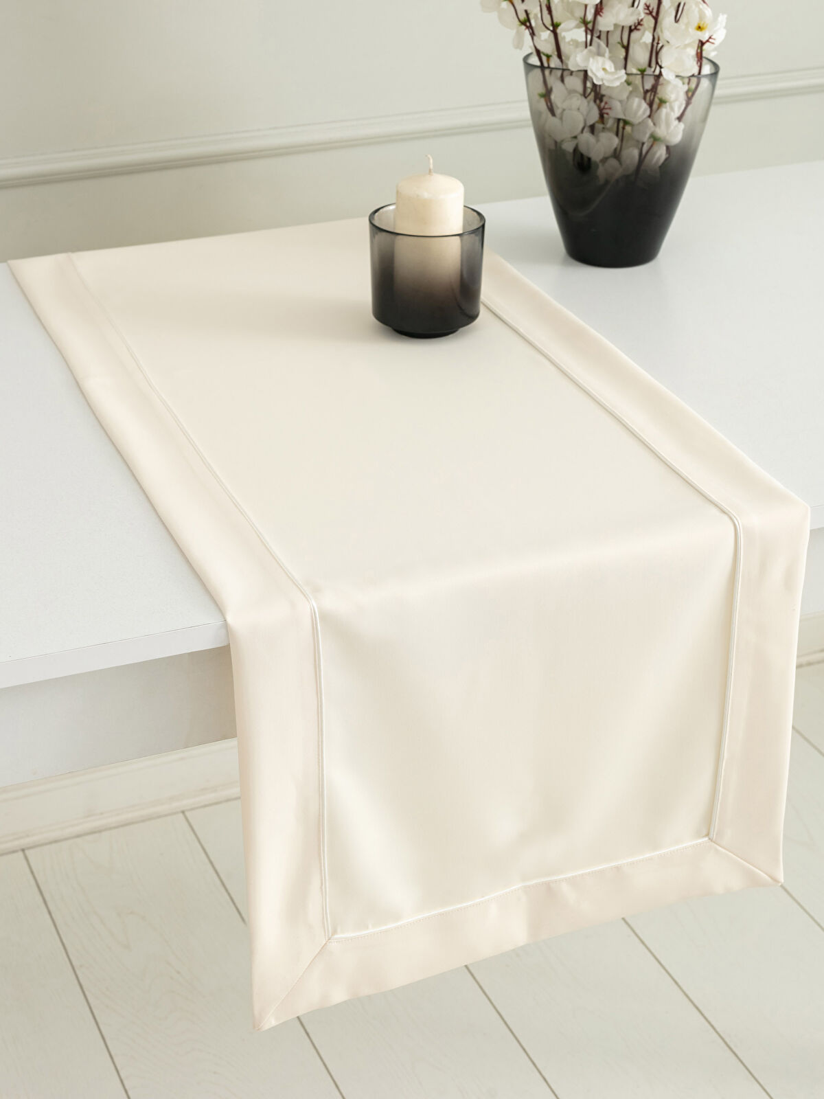 Keten Görünümlü Runner 40x40 Cm