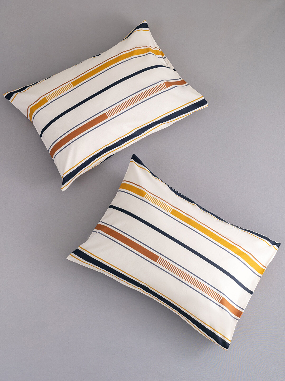 Çizgili  Dokuma Yastık Kılıfı 50x70 2'li Cm
