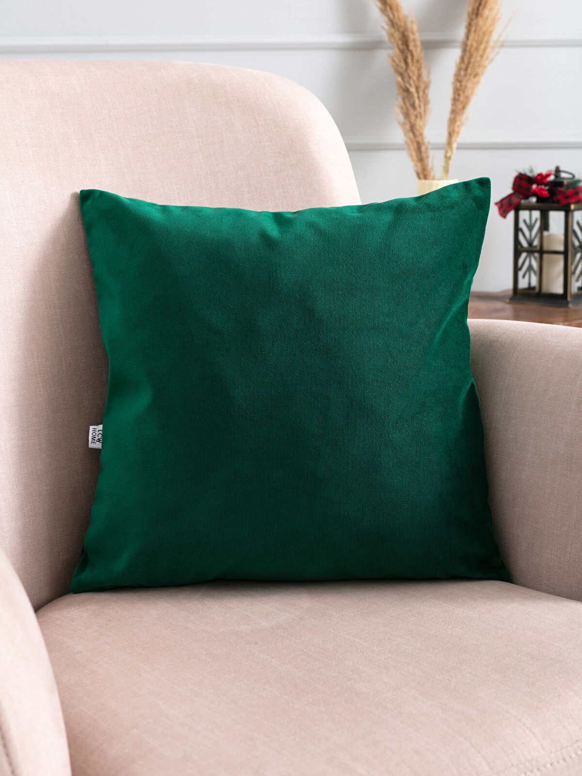 Düz Kadife Kırlent Kılıfı 45x45 Cm