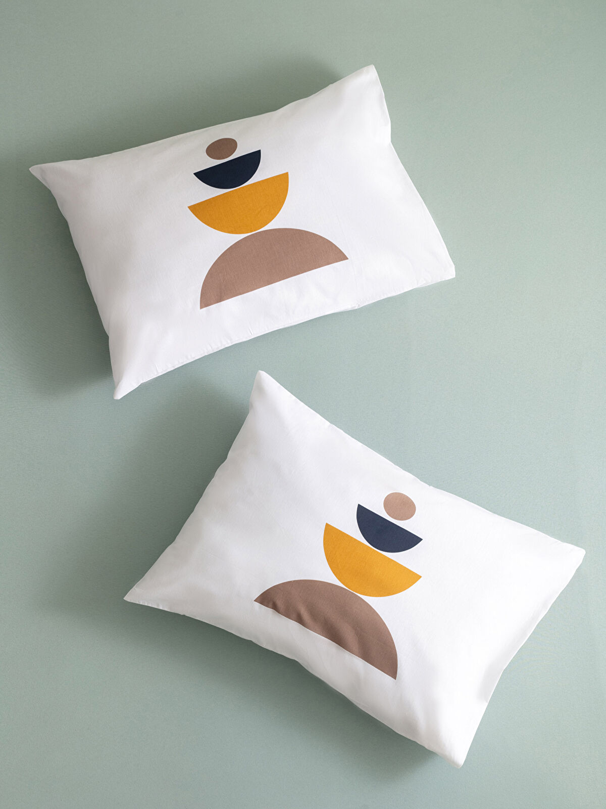 Baskılı Dokuma Yastık Kılıfı 2'li 50x70 Cm