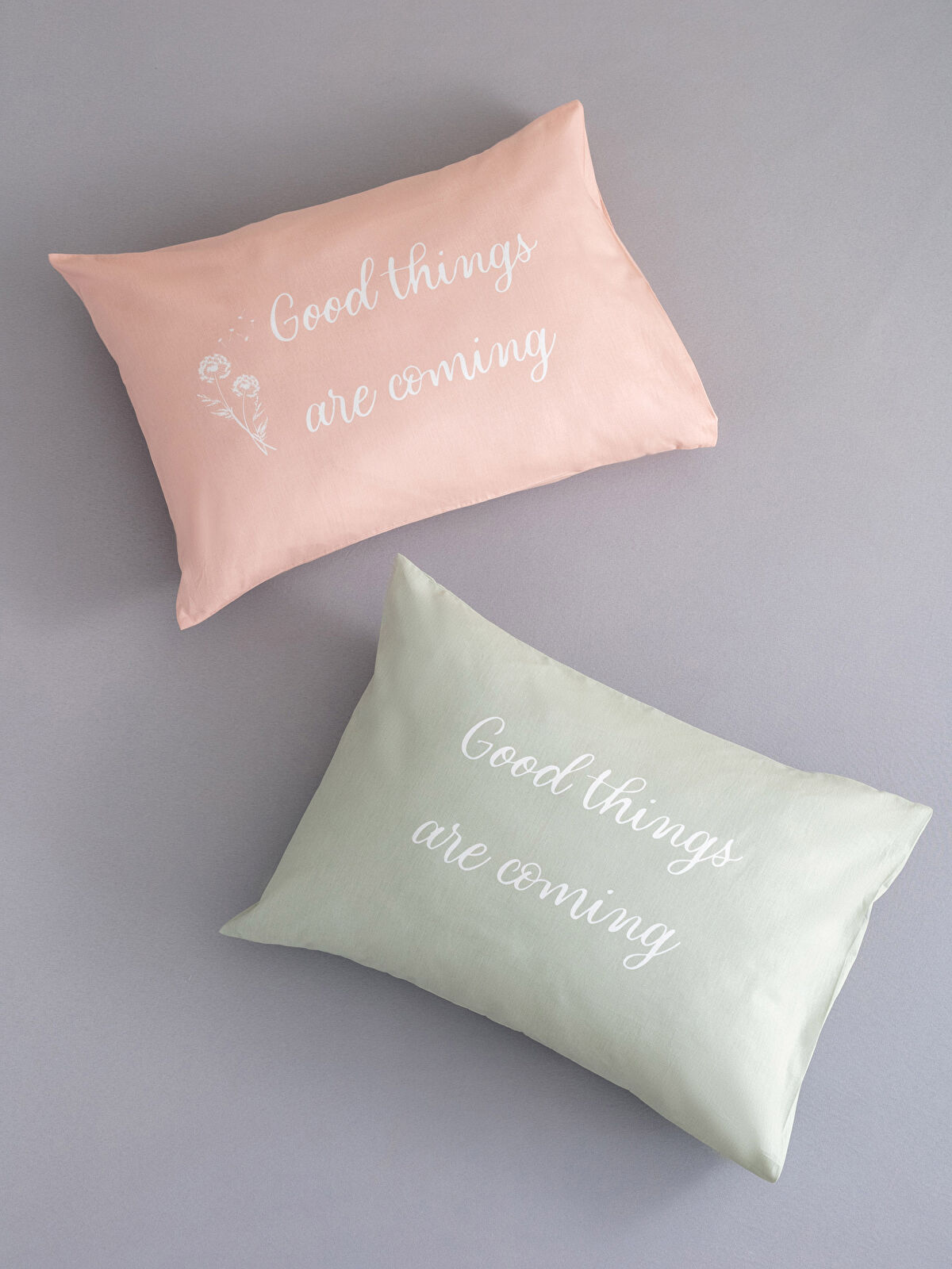 Baskılı Dokuma Yastık Kılıfı 2'li 50x70 Cm