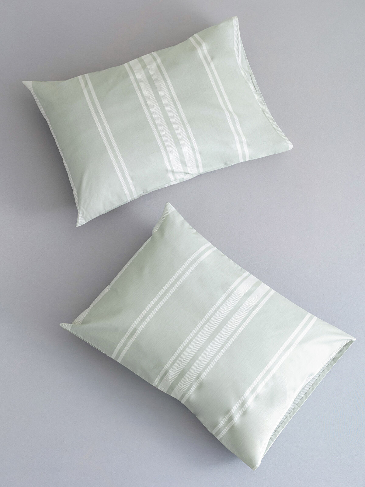 Çizgili Dokuma Yastık Kılıfı 2'li 50x70 Cm