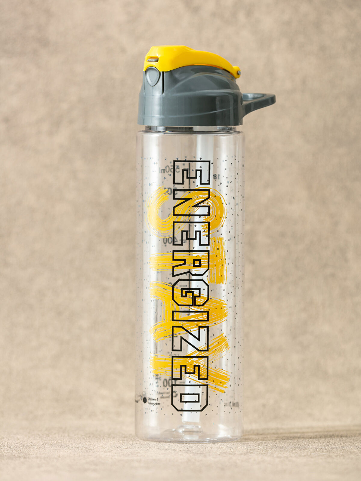 Yazı Baskılı Kapaklı Erkek Suluk