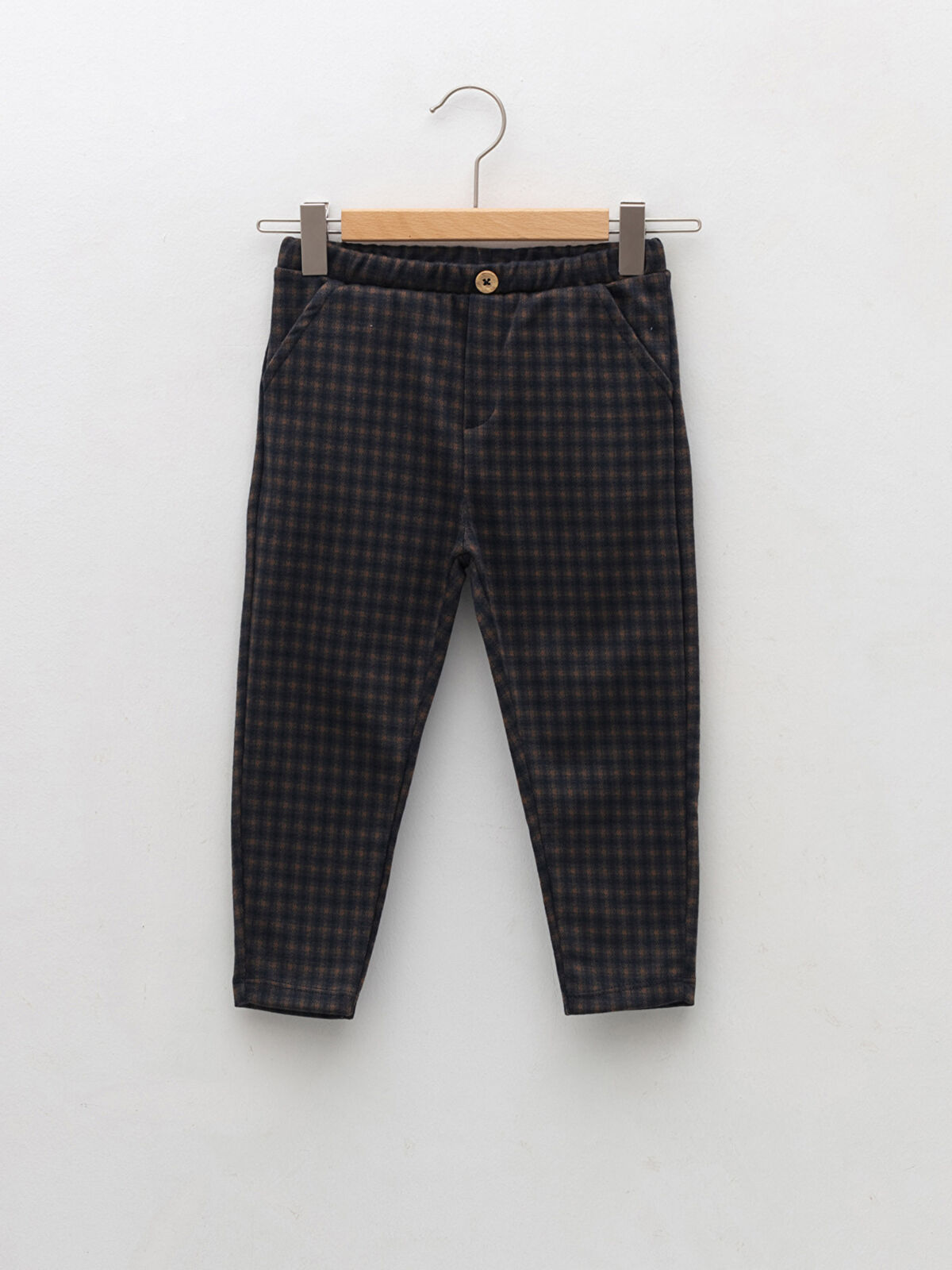 Beli Lastikli Ekose Erkek Bebek Eşofman Altı Beli Lastikli Ekose Erkek Bebek Eşofman Altı