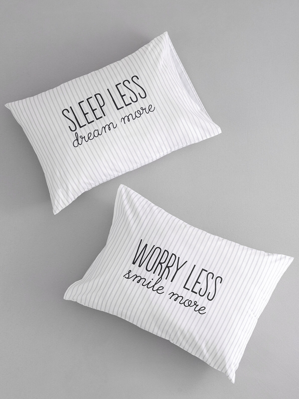 Baskılı Dokuma Yastık Kılıfı 2'li  50x70 Cm