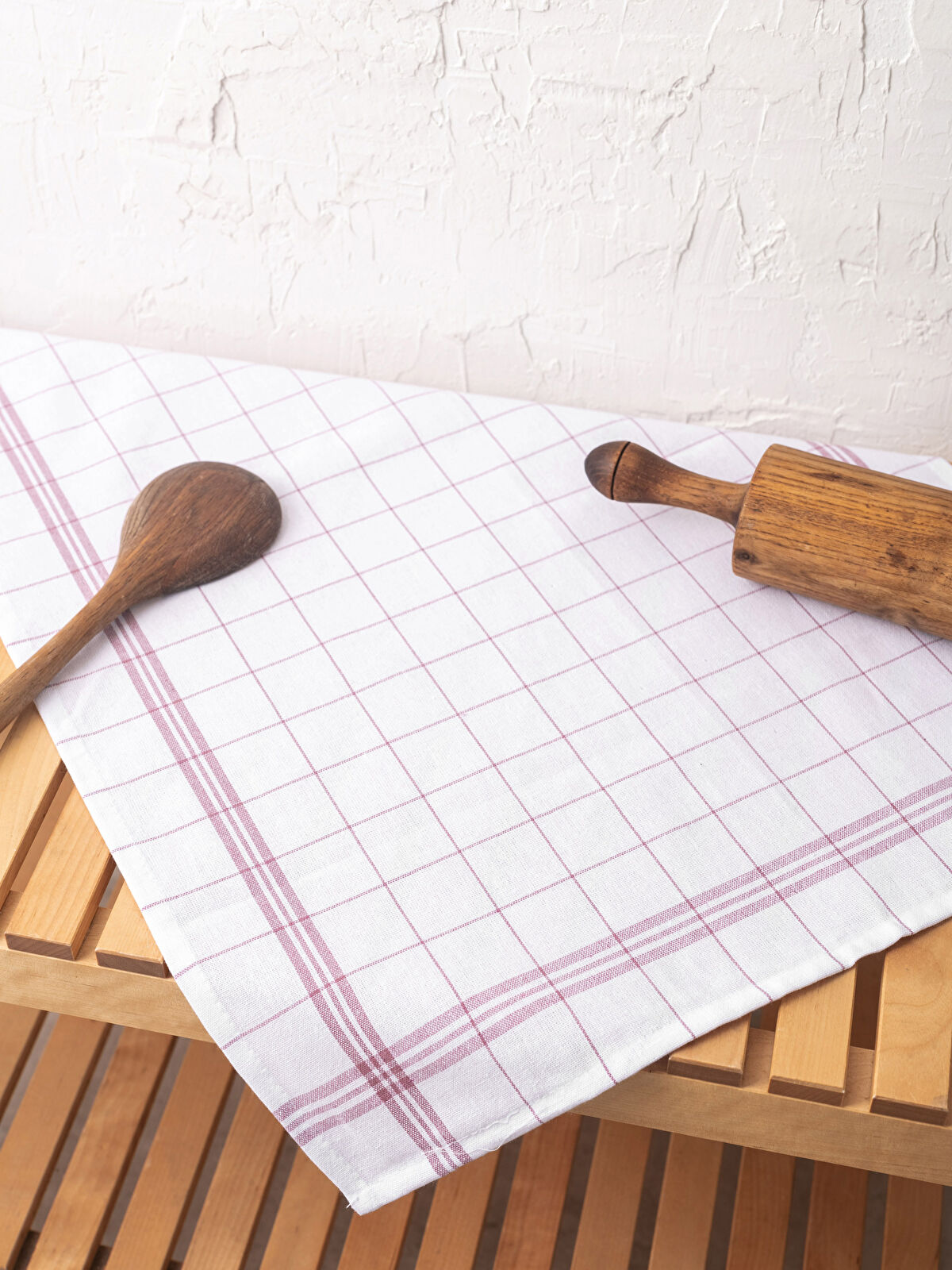 Pamuklu Ekose Desenli Kurulama Bezi 40x60 Cm