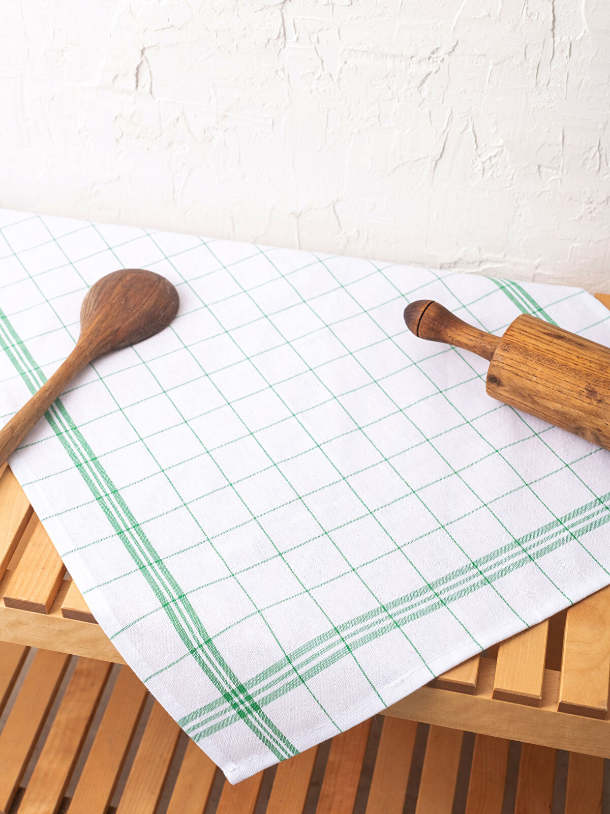 Pamuklu Ekose Desenli Kurulama Bezi 40x60 Cm