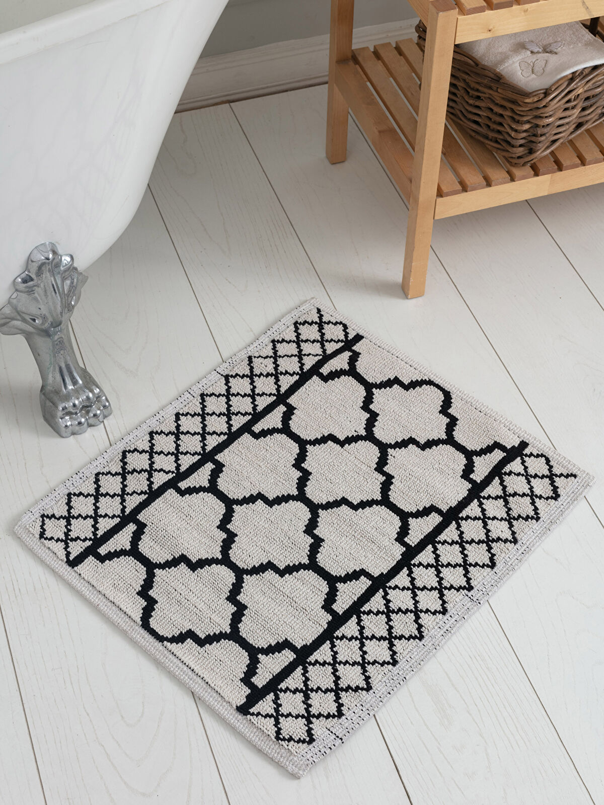 Desenli Banyo Paspası 50x60 Cm