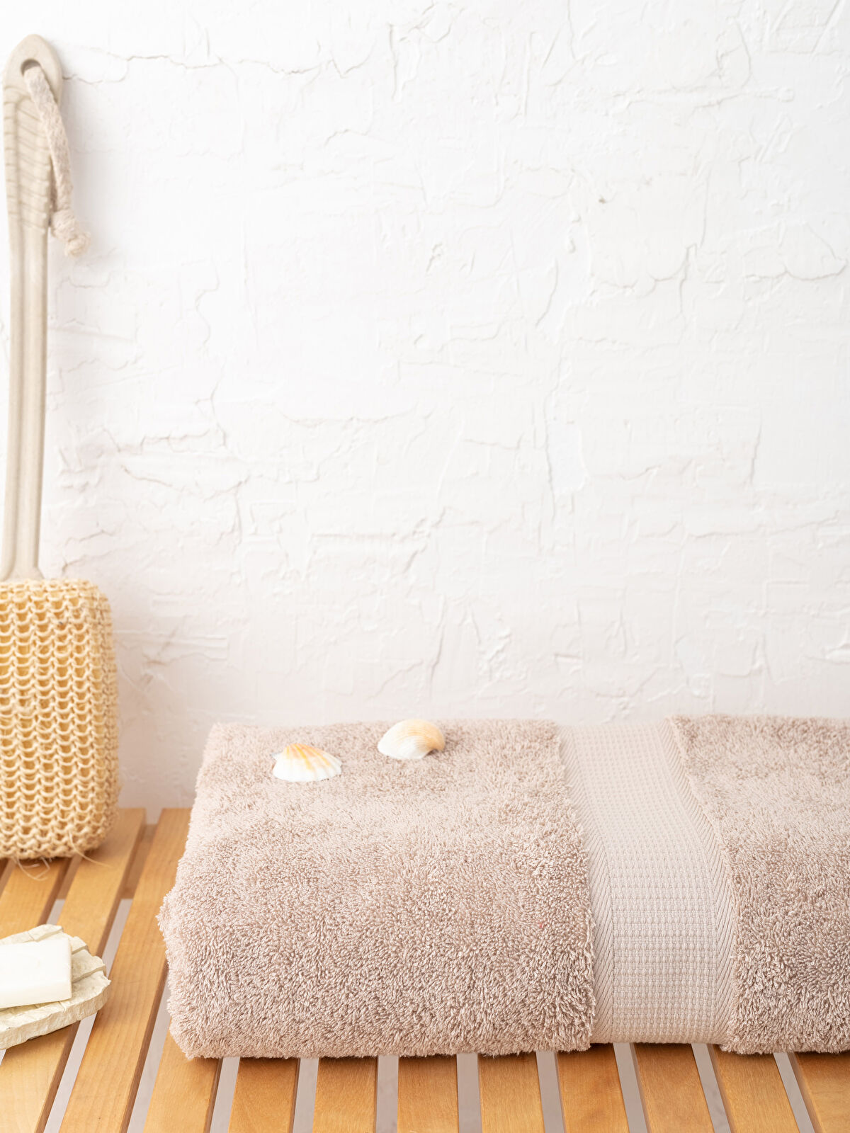 Düz Bukle Banyo Havlusu 100x150 Cm