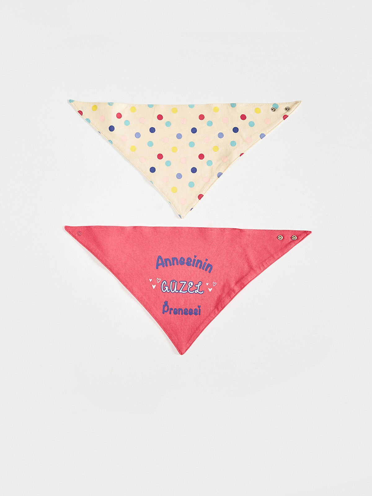 Kız Bebek Mama Önlüğü 2'li