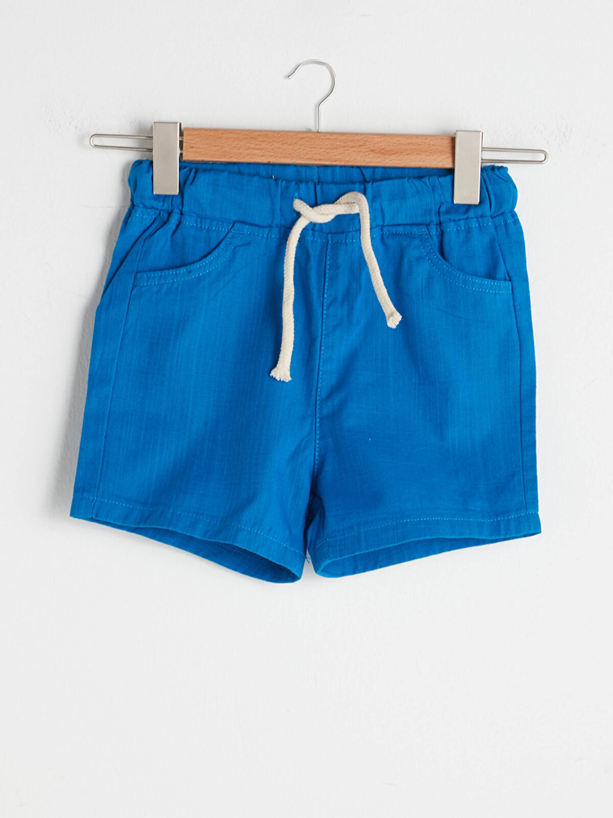 Comfort Fit Beli Lastikli Basic Gabardin Şort