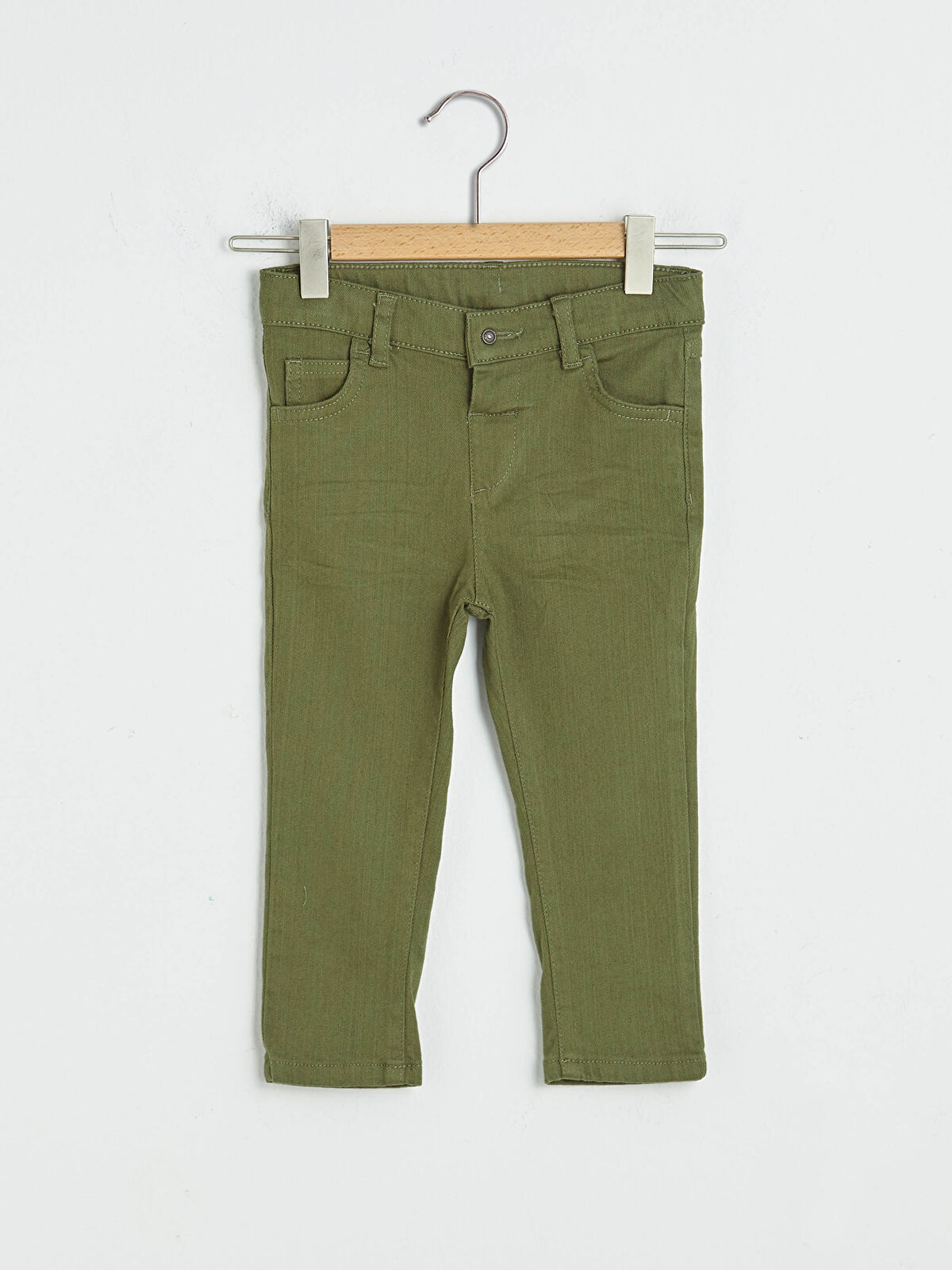Skinny Fit Gabardin Erkek Bebek Pantolon