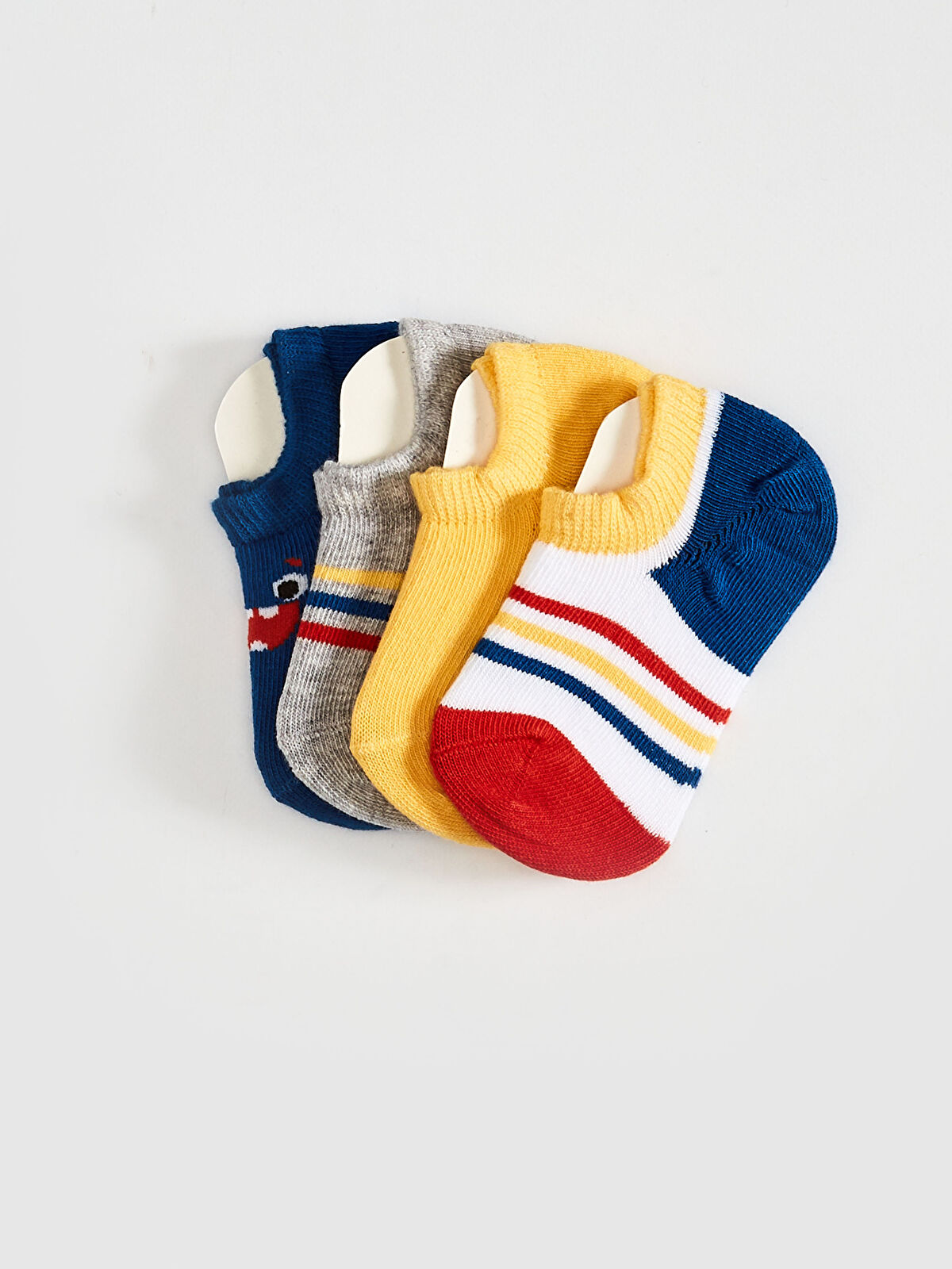 Erkek Bebek Sneaker Çorap 4'lü