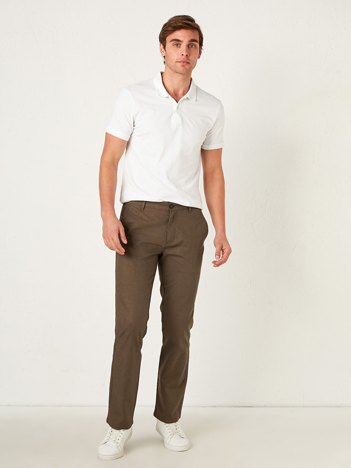 LCW CLASSIC Geniş Kalıp Erkek Chino Pantolon