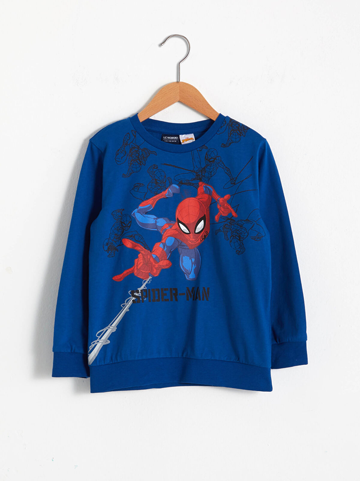 Erkek Çocuk Spiderman Baskılı Pamuklu Tişört