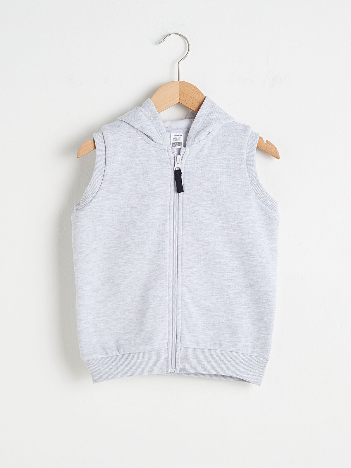 Erkek Bebek Fermuarlı Yelek