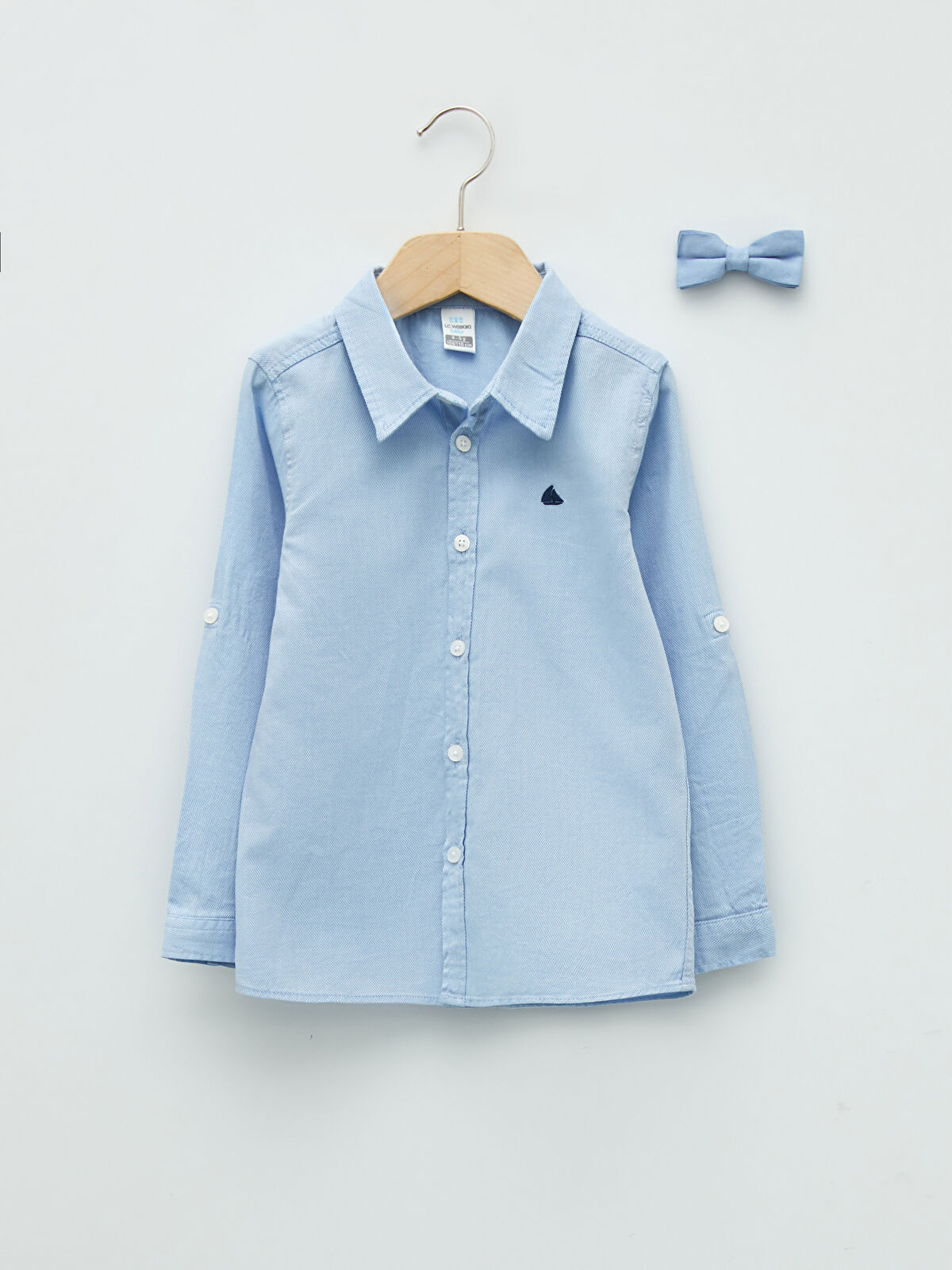 Basic Erkek Bebek Gömlek ve Papyon Basic Erkek Bebek Gömlek ve Papyon