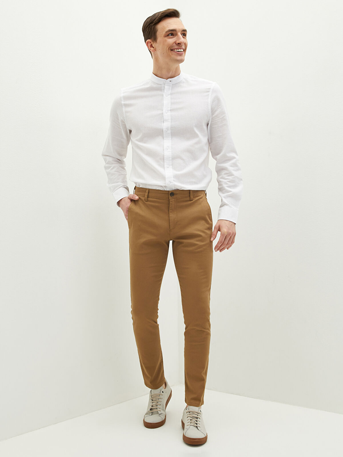 LCW CLASSIC Ekstra Dar Kalıp Gabardin Chino Pantolon
