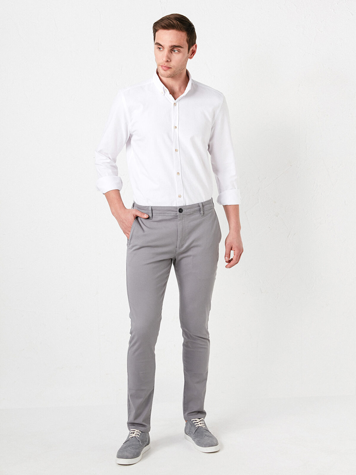 LCW CLASSIC Ekstra Dar Kalıp Gabardin Chino Pantolon