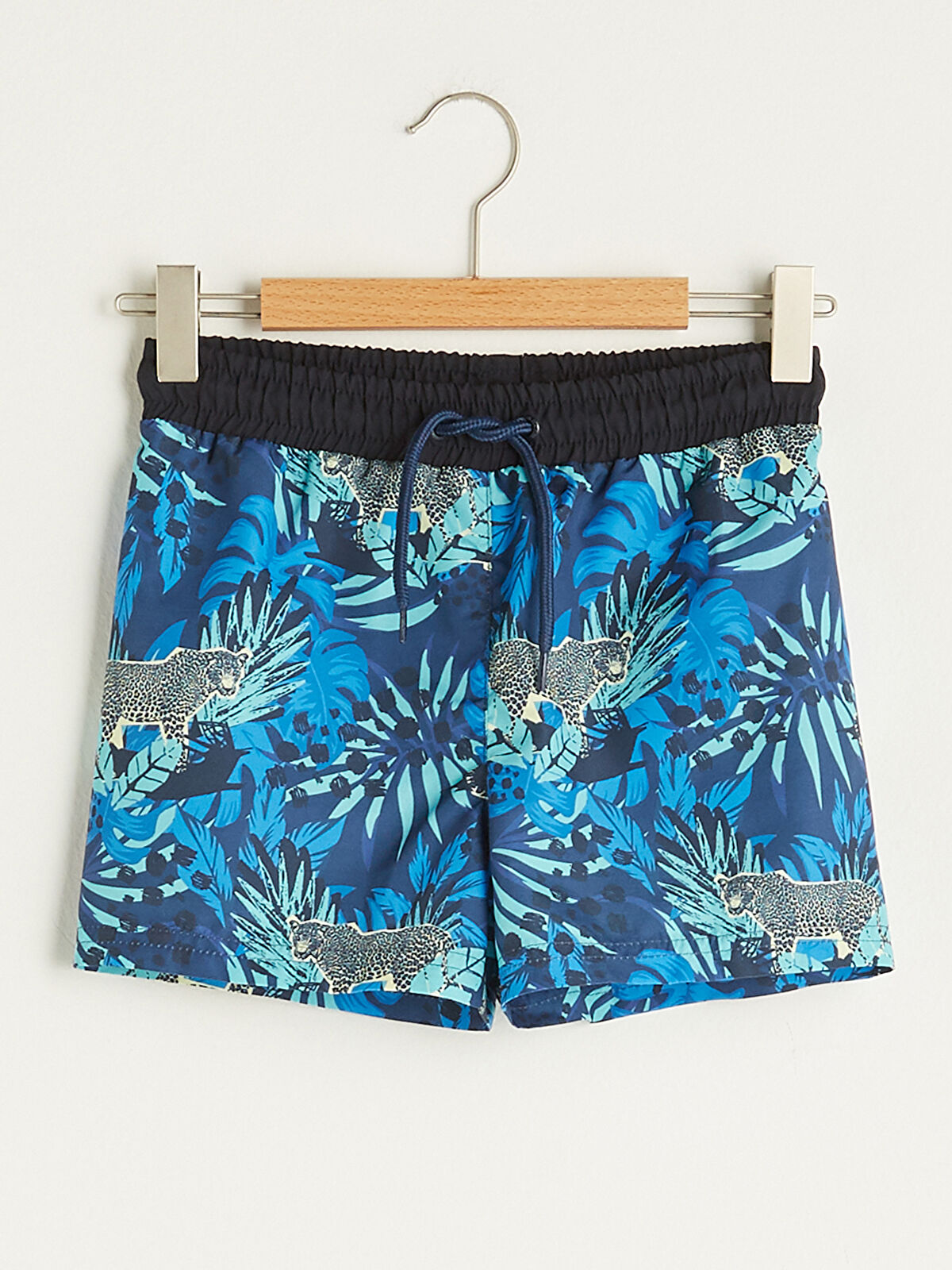 Baskılı Hızlı Kuruyan Erkek Çocuk Deniz Şortu